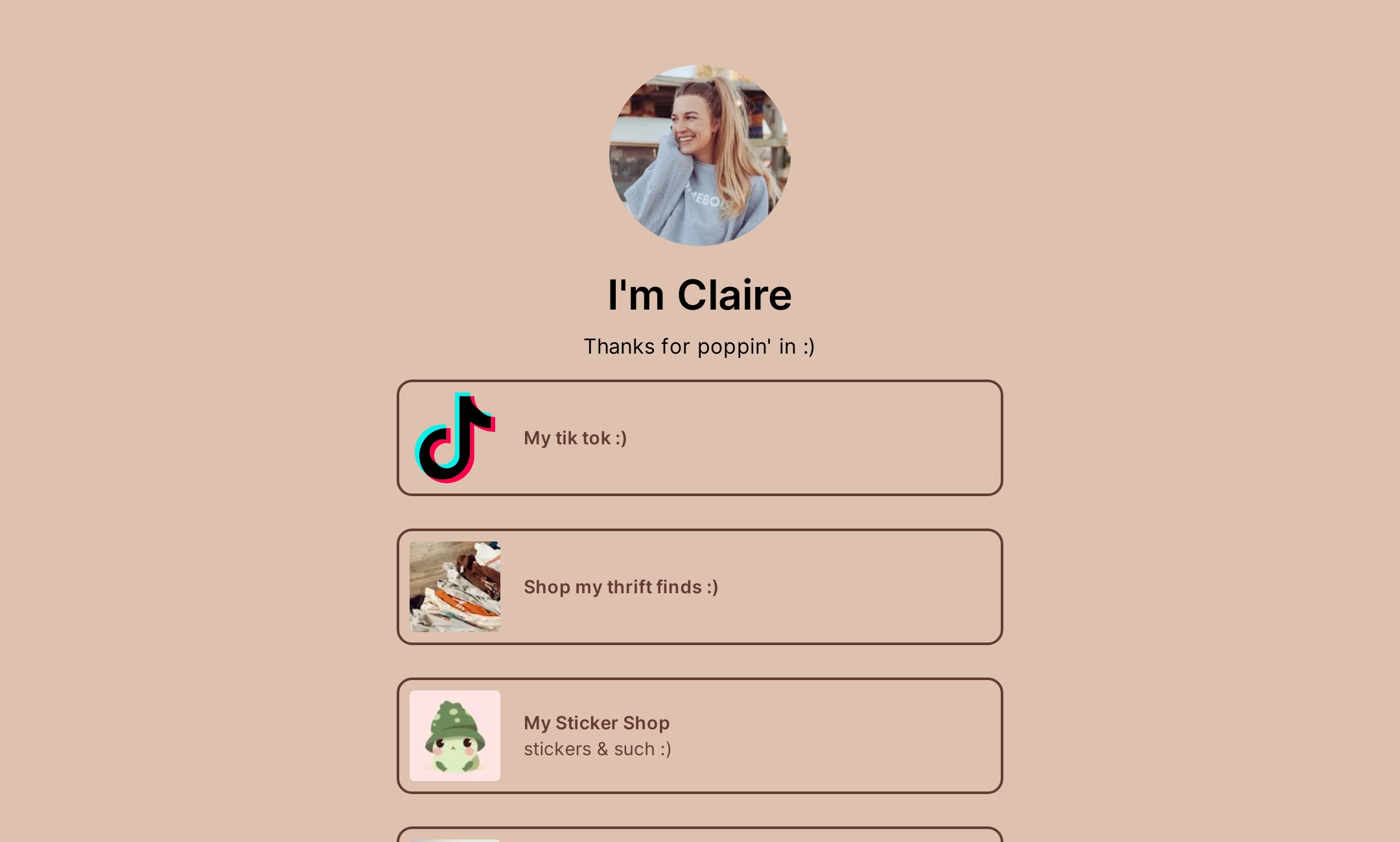 I'm Claire's Flowpage