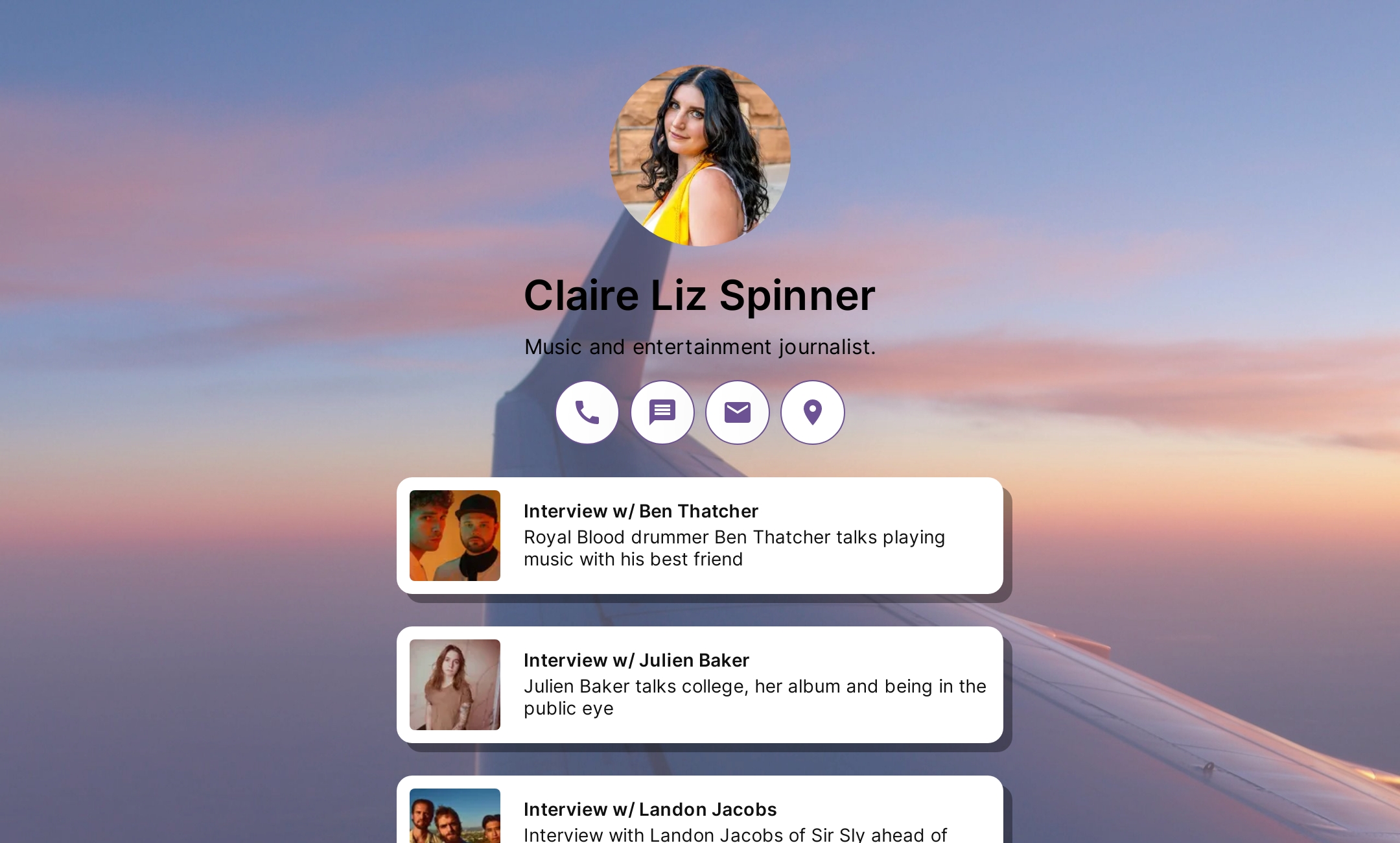 Claire Liz Spinner's Flowpage