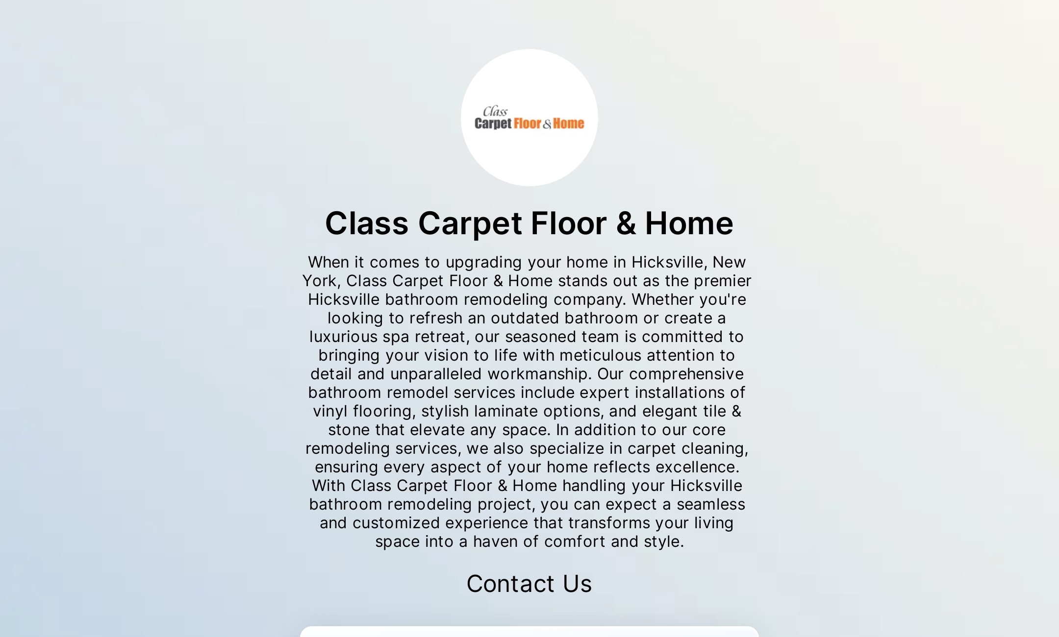 Class Carpet Floor & Home's Flowpage