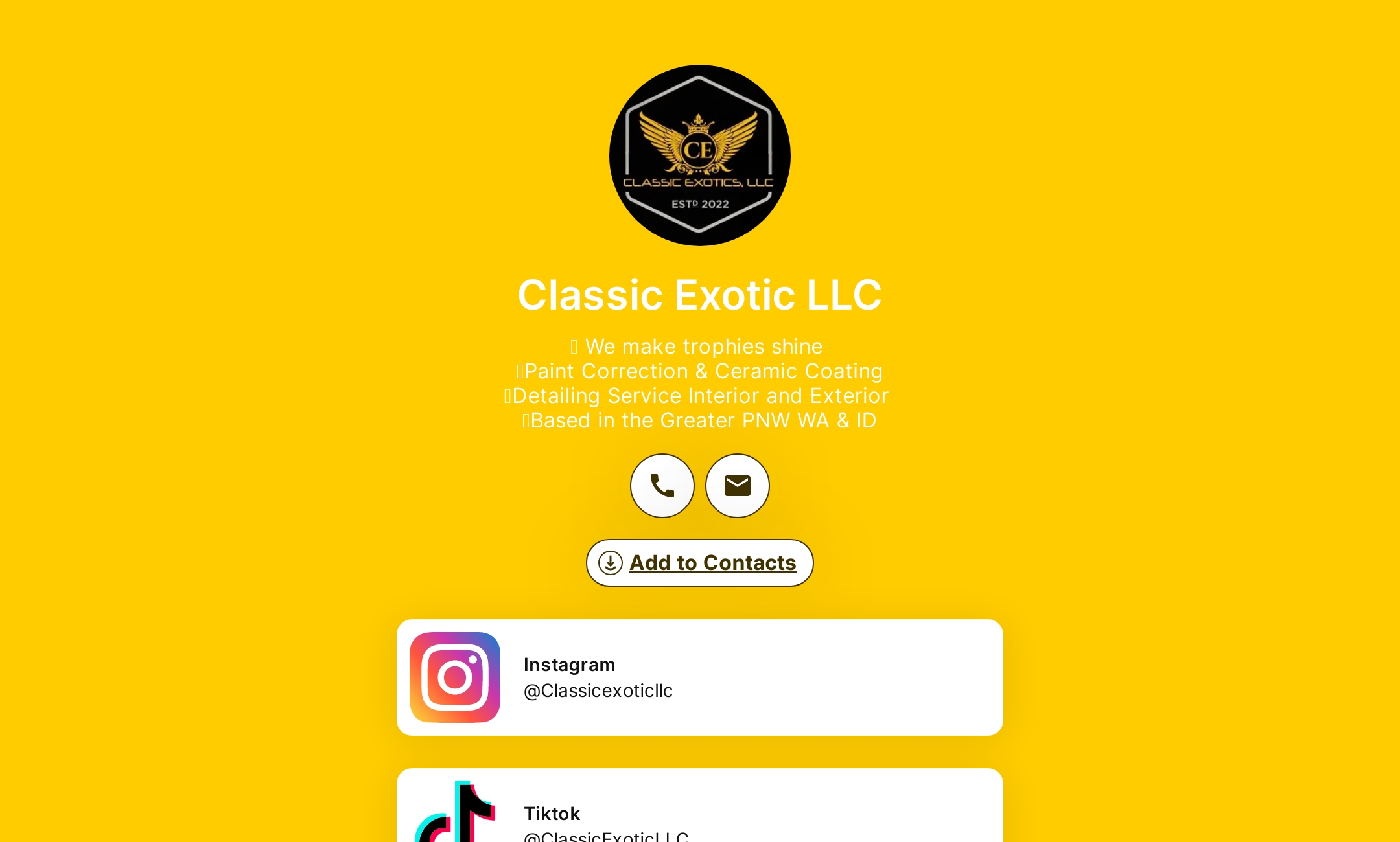 Classic Exotic LLC's Flowpage