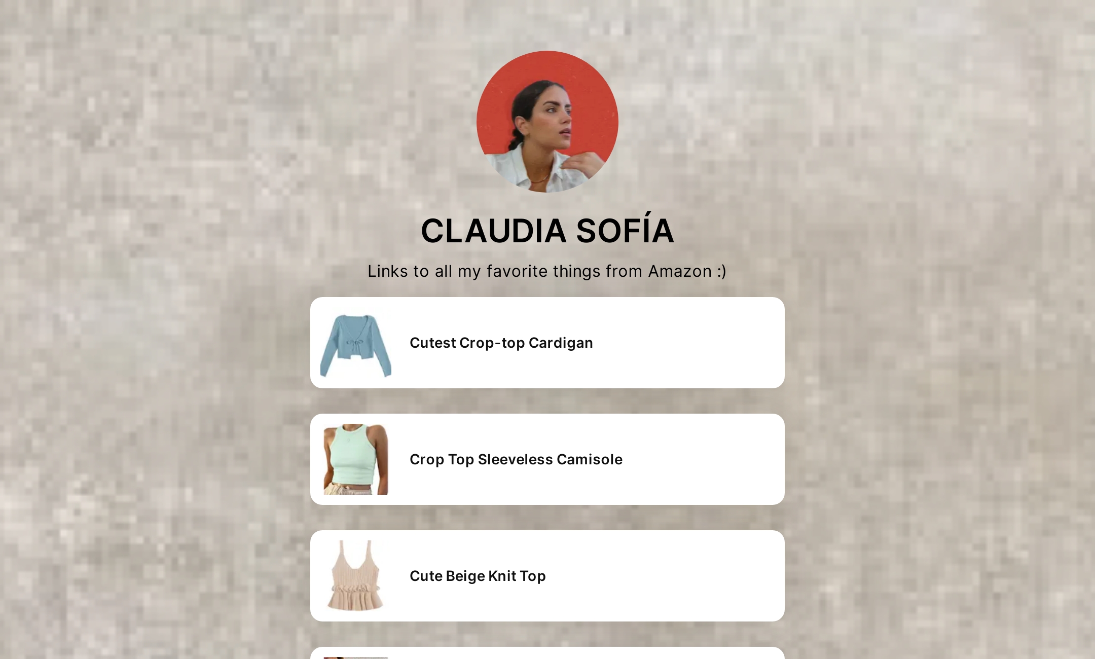 CLAUDIA SOFÍA's Flowpage