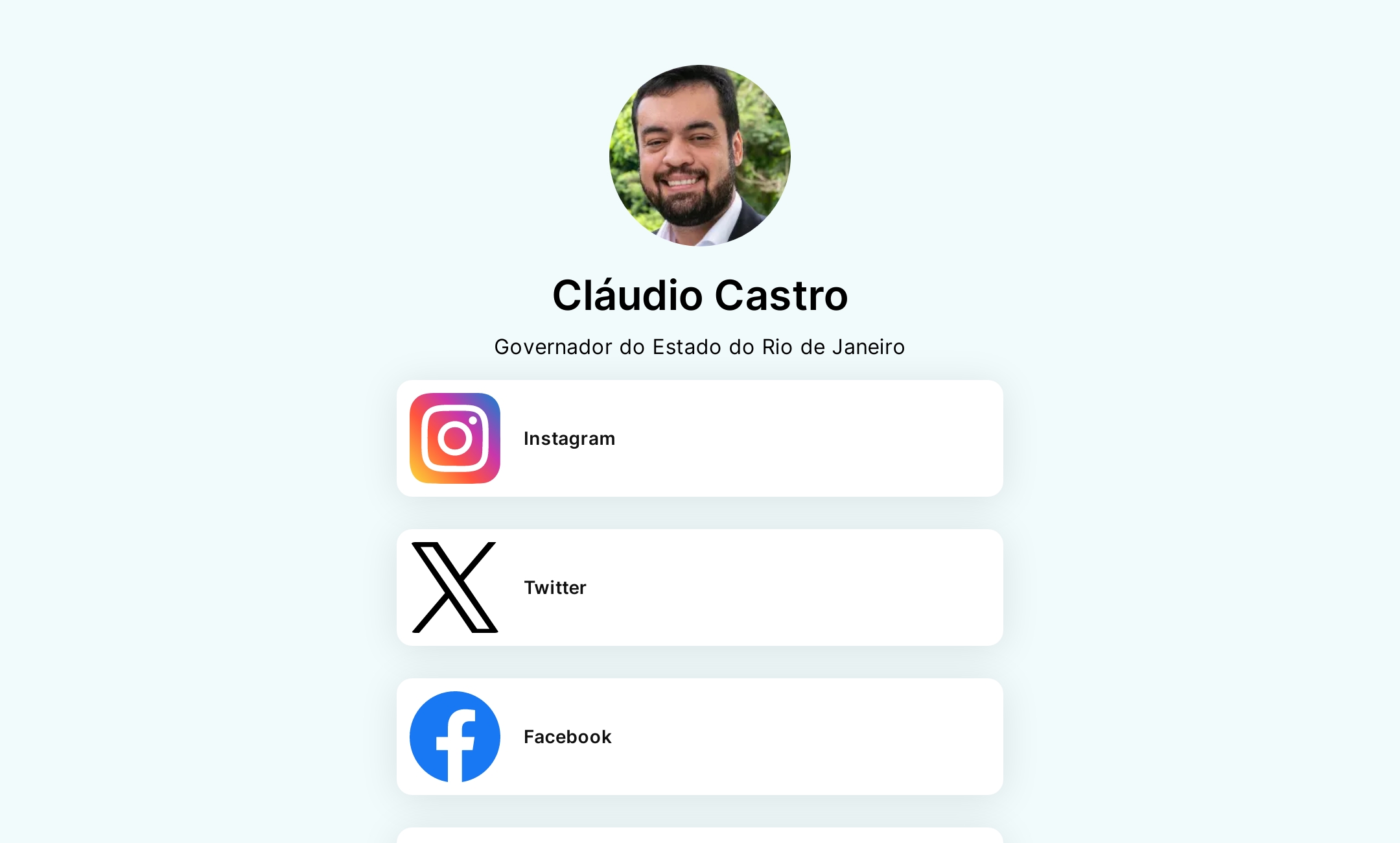 Cláudio Castro 's Flowpage