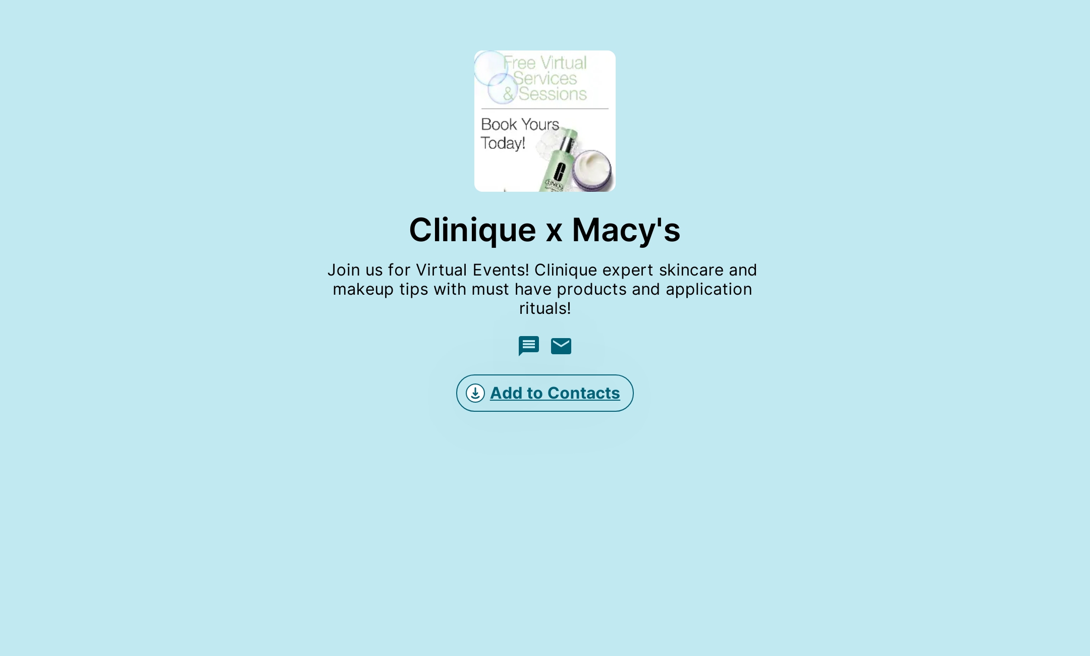 Clinique x Macy's' Flowpage