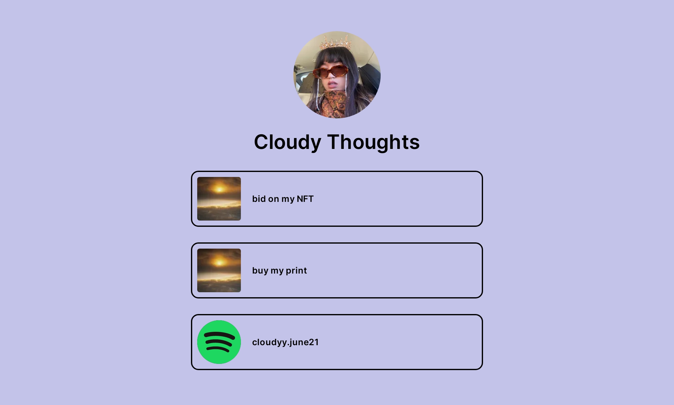 Cloudy Thoughts' Flowpage