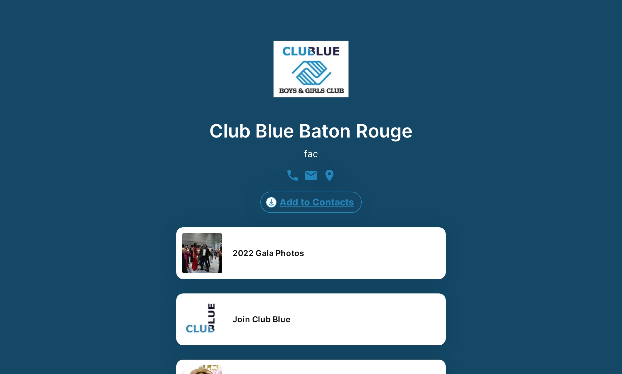 Club Blue Baton Rouge's Flowpage
