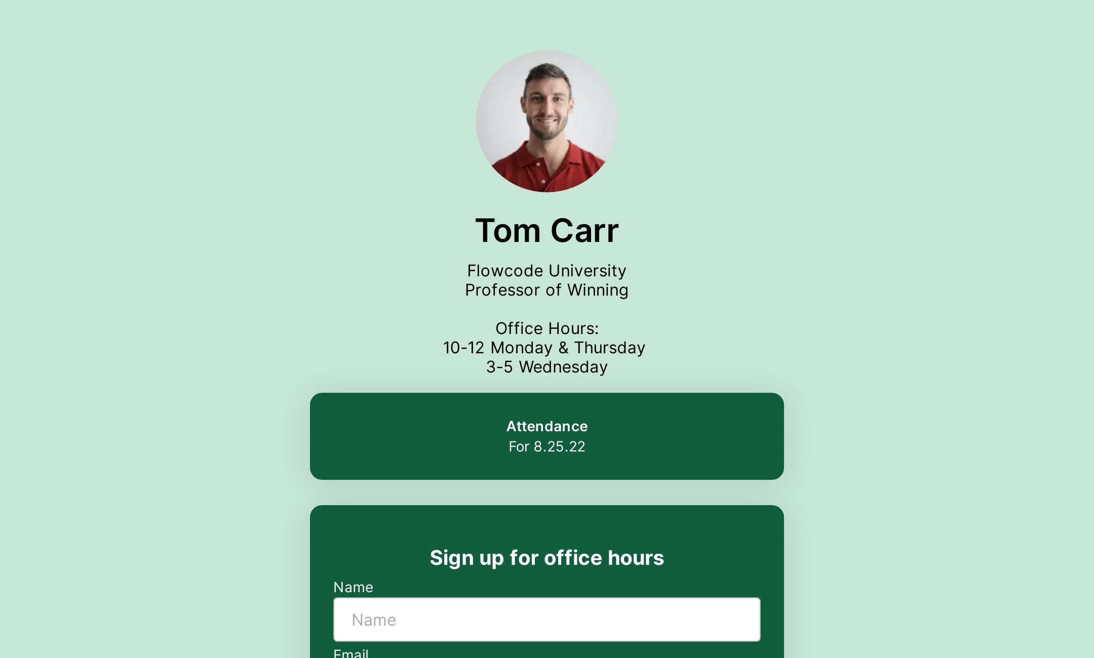 Tom Carr's Flowpage