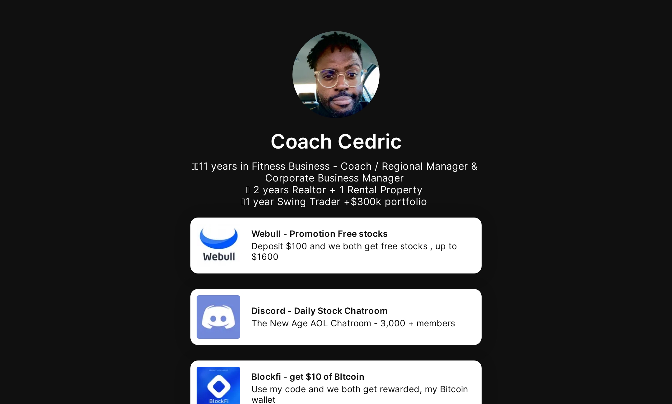 Coach Cedric 's Flowpage