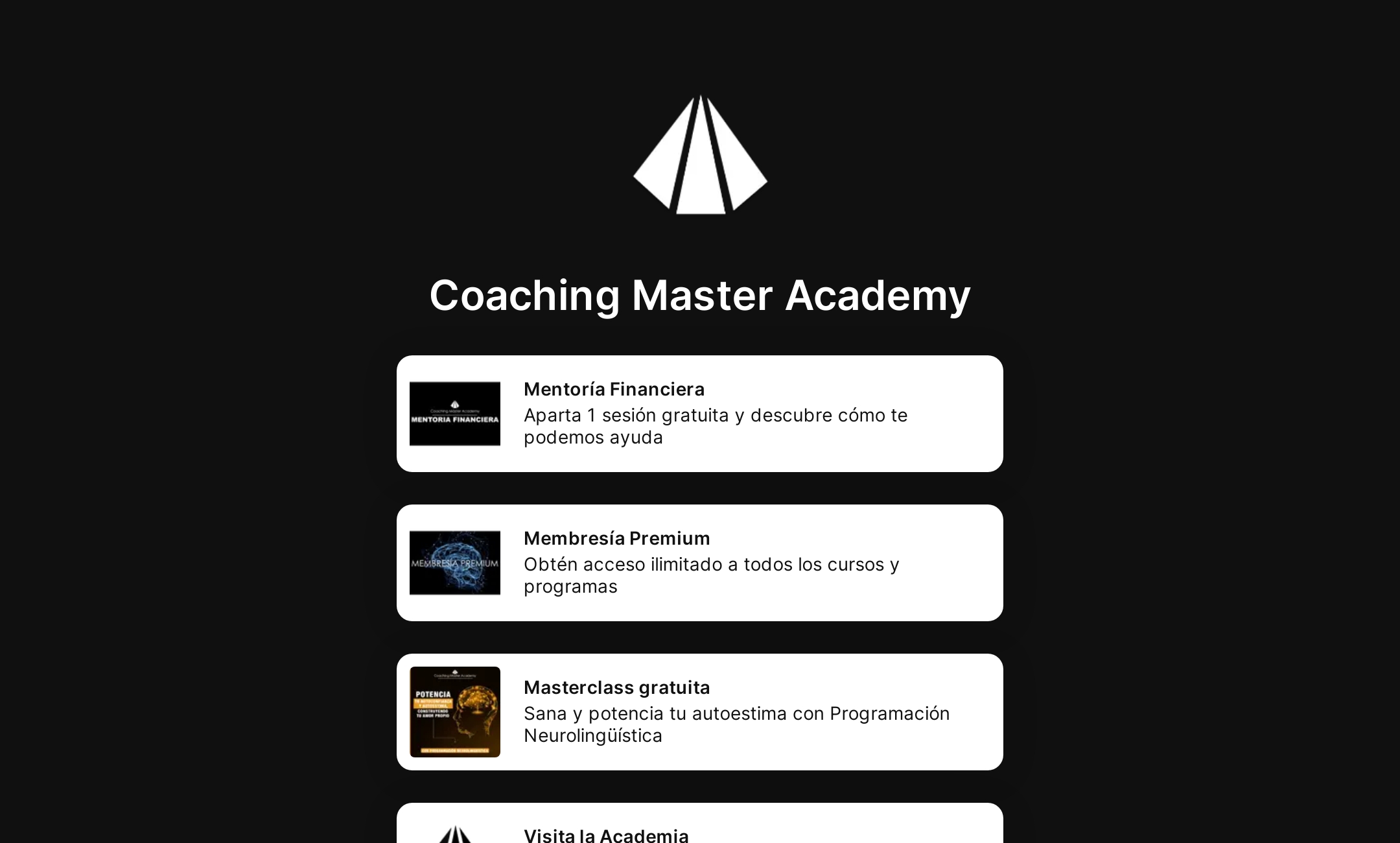 Coaching Master Academy's Flowpage