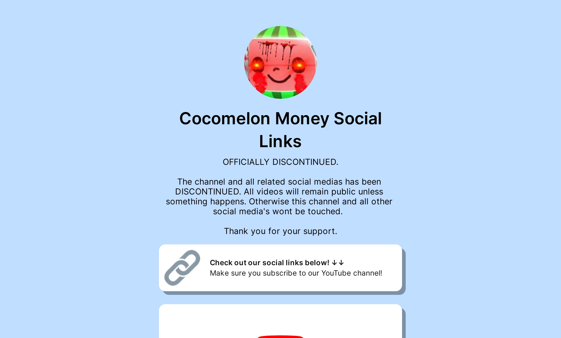 Cocomelon Money Social Links' Flowpage