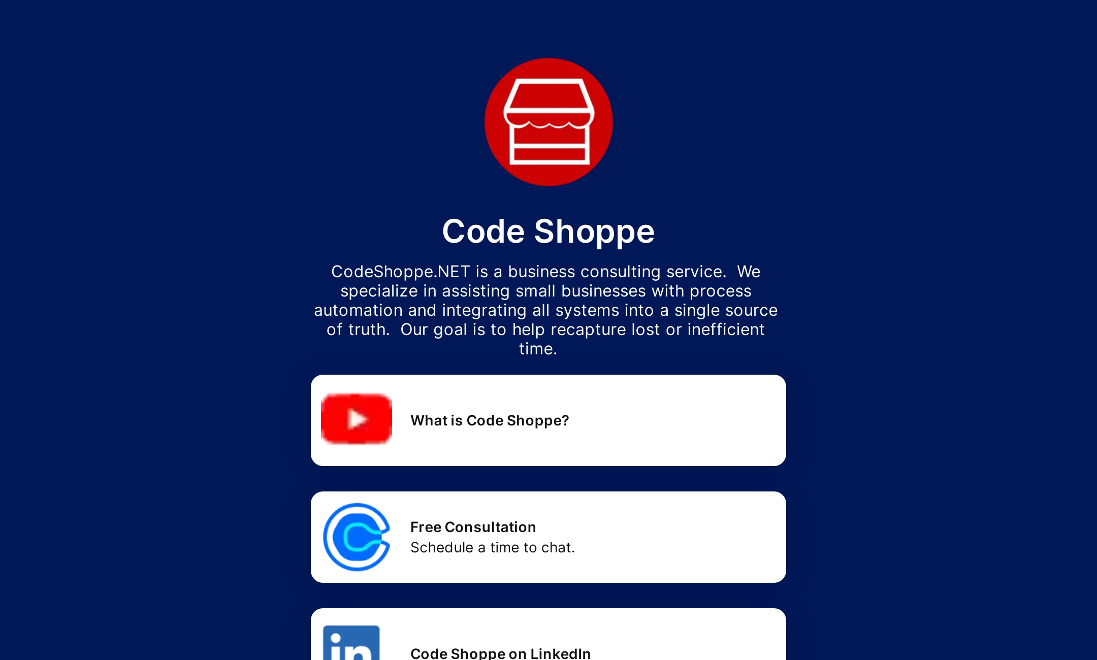 Code Shoppe