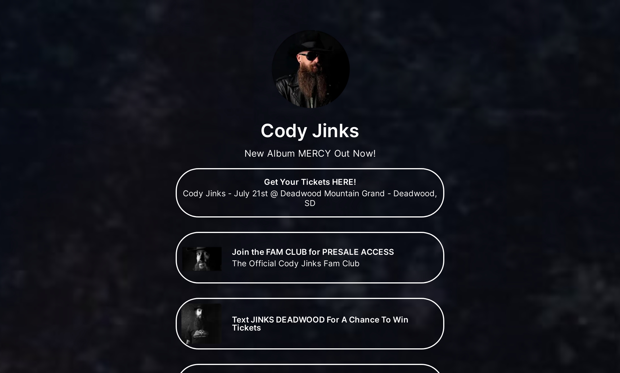 Cody Jinks' Flowpage