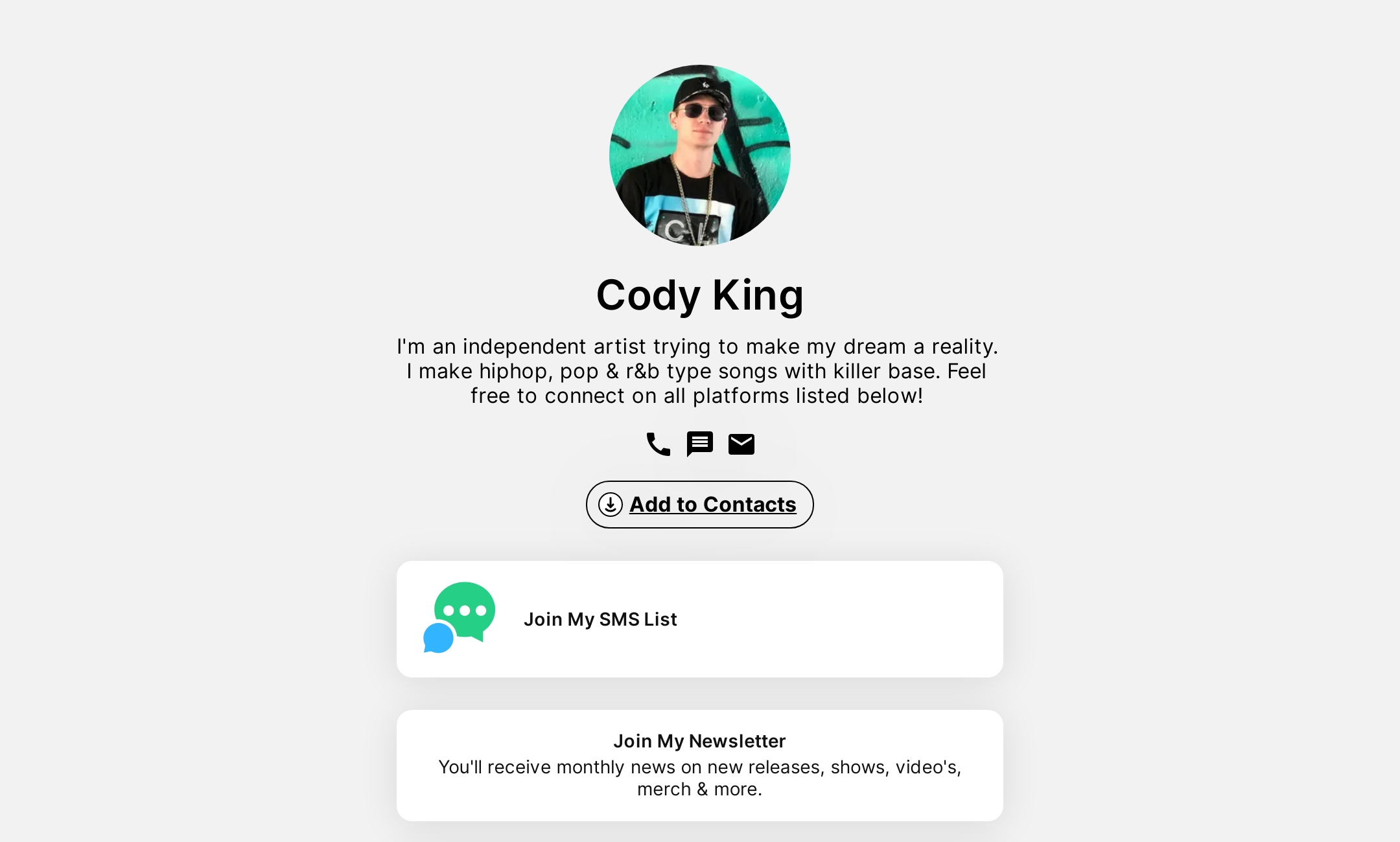 Cody King's Flowpage