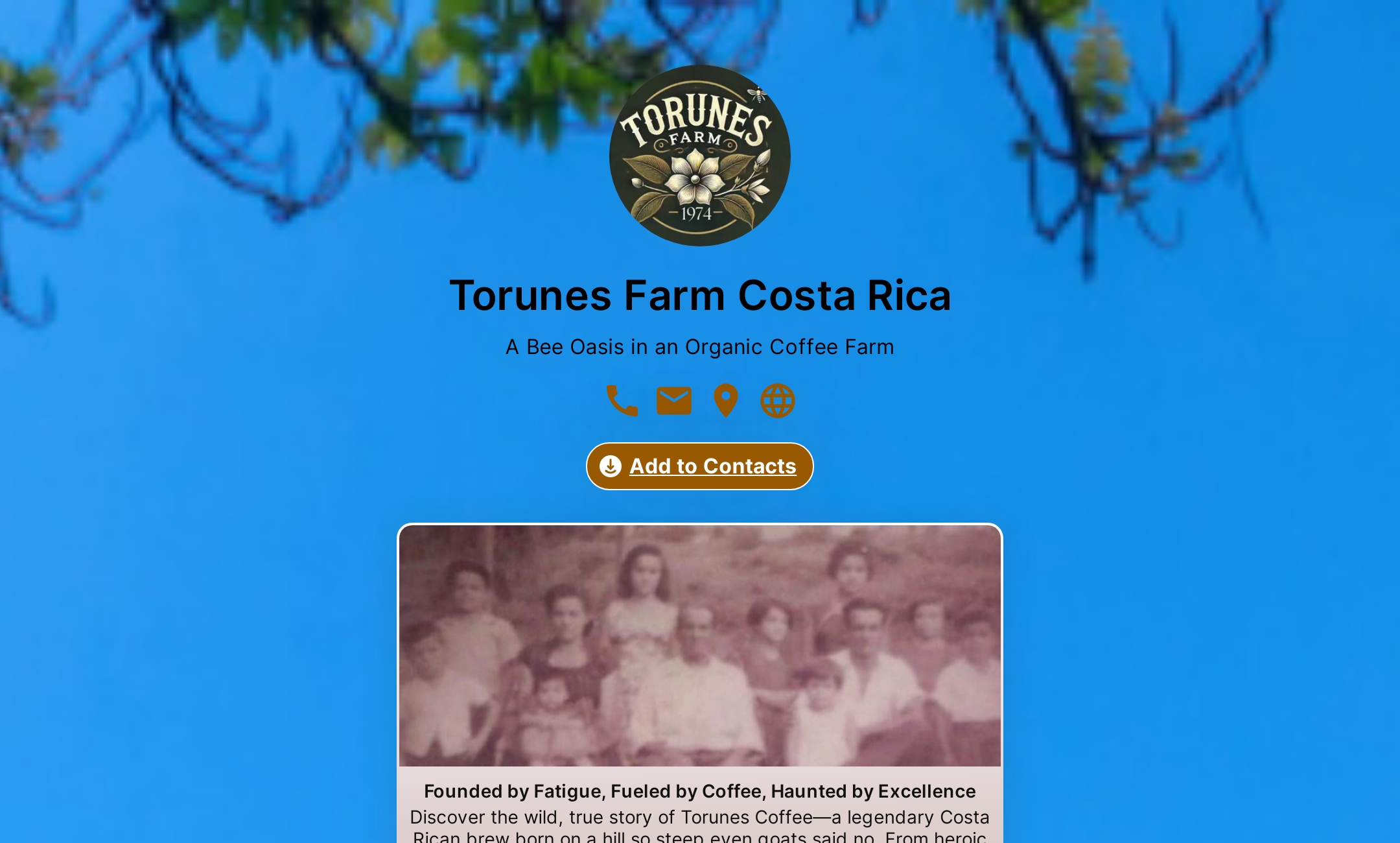 Coffee and Gifts Costa Rica Certified Organic