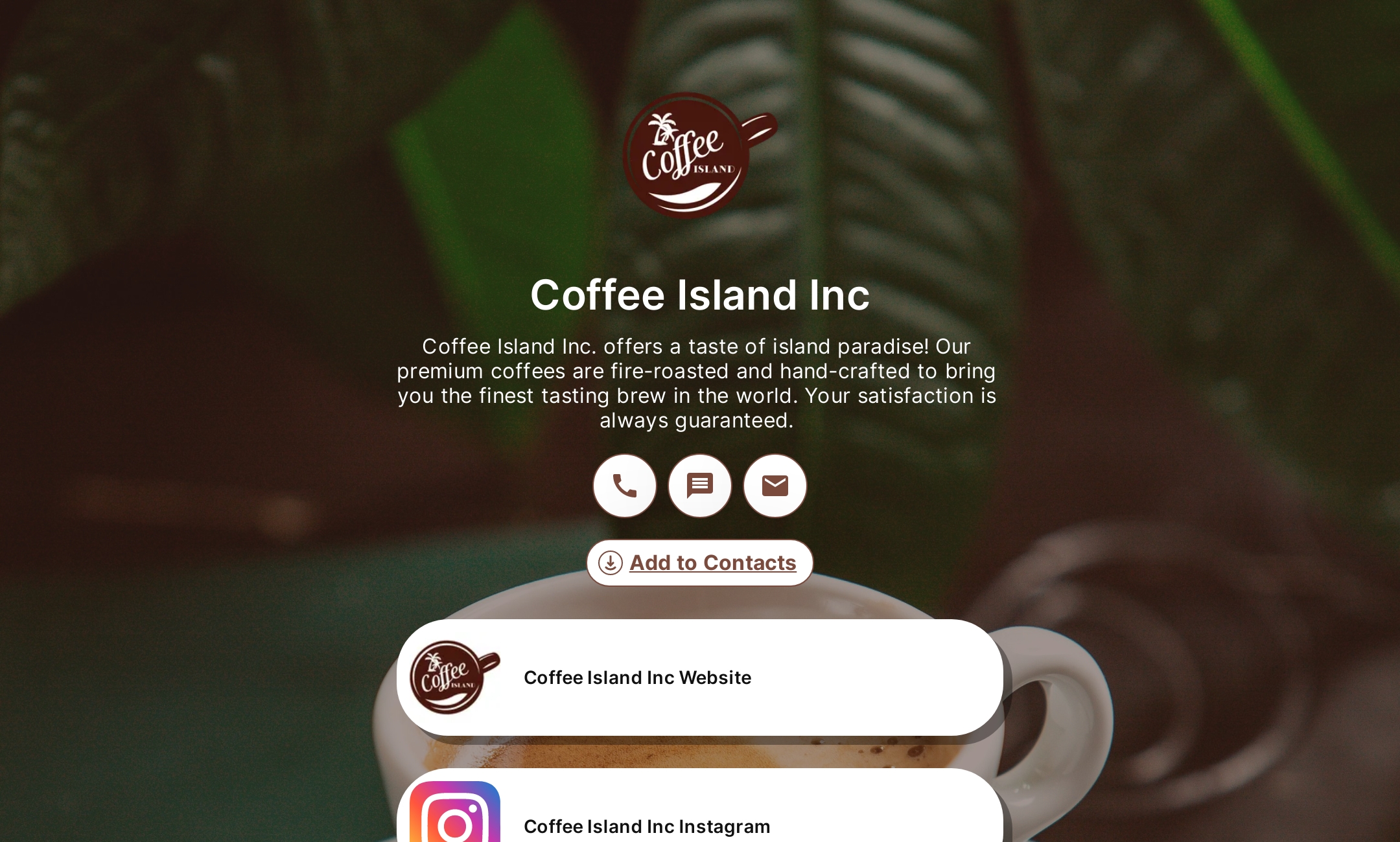 Coffee Island Inc's Flowpage