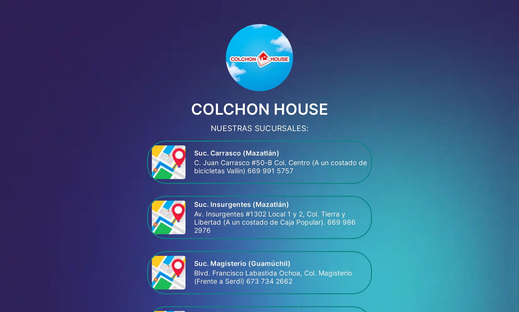 COLCHON HOUSE's Flowpage