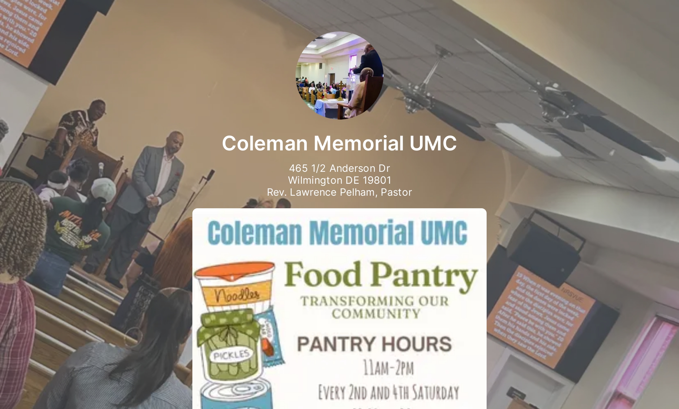 Coleman Memorial UMC's Flowpage