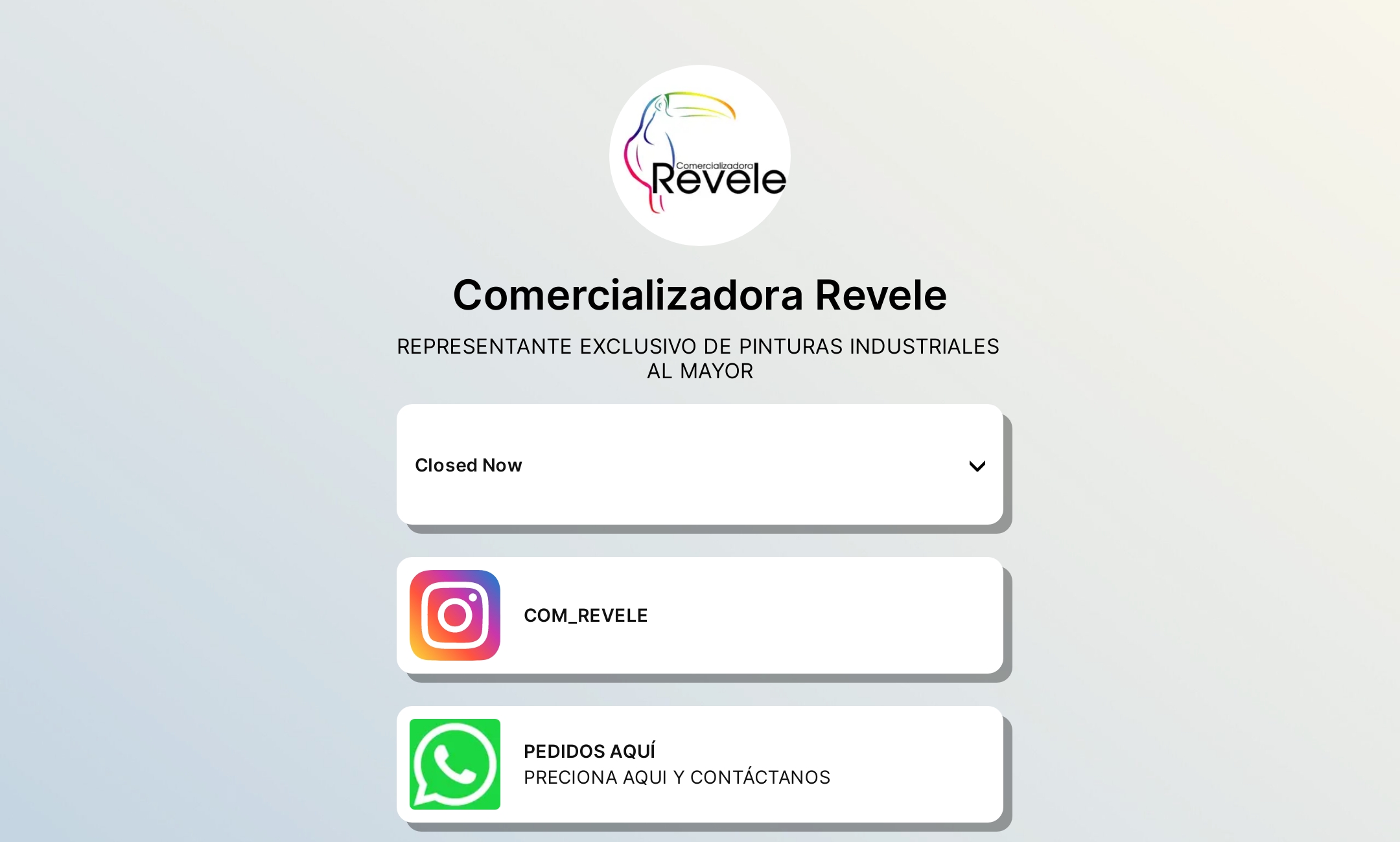 Comercializadora Revele's Flowpage