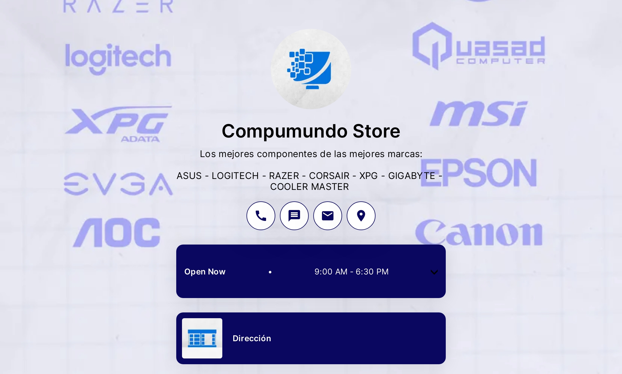 Compumundo Store's Flowpage