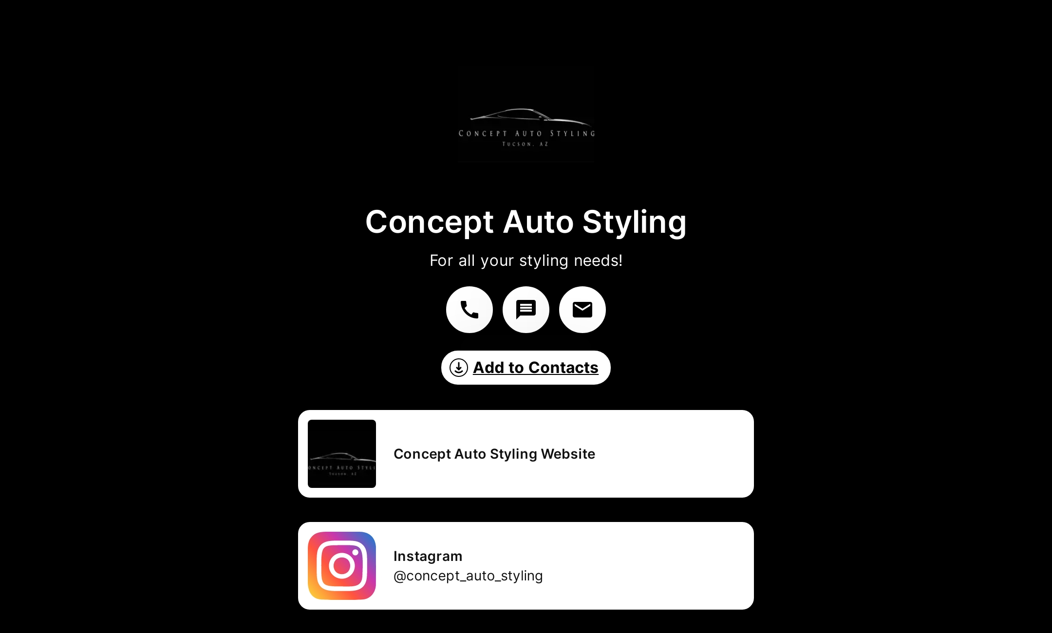 Concept Auto Styling's Flowpage