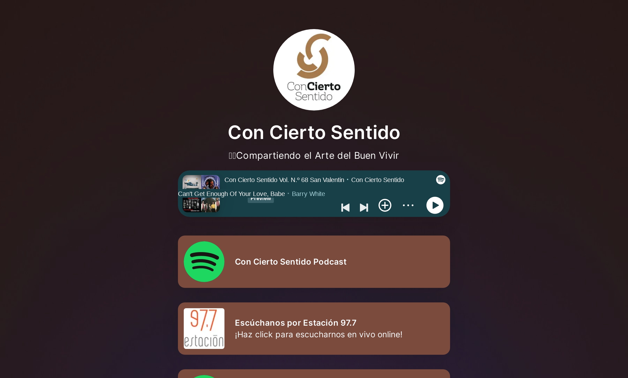 Con Cierto Sentido's Flowpage