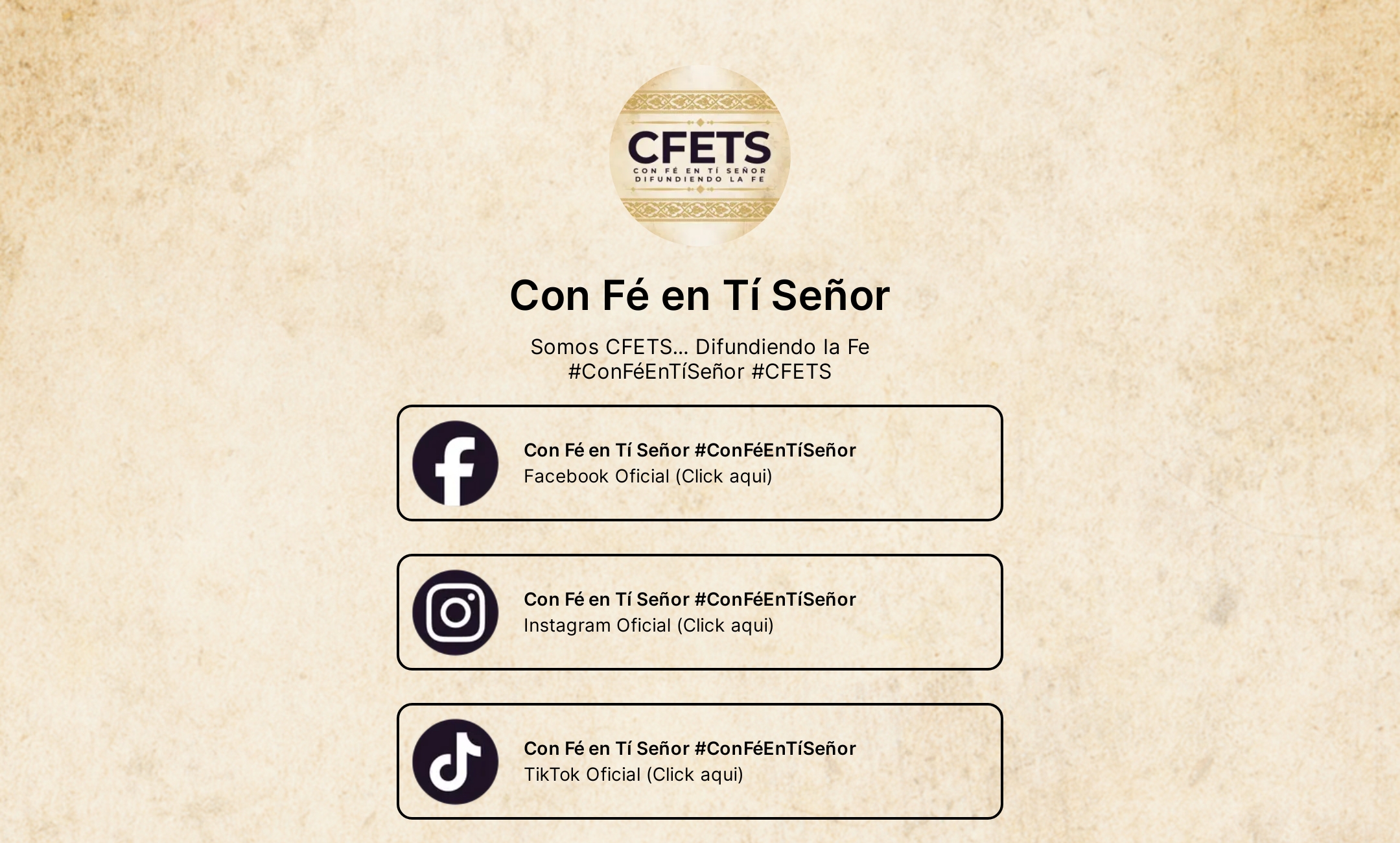 Con Fé en Tí Señor's Flowpage