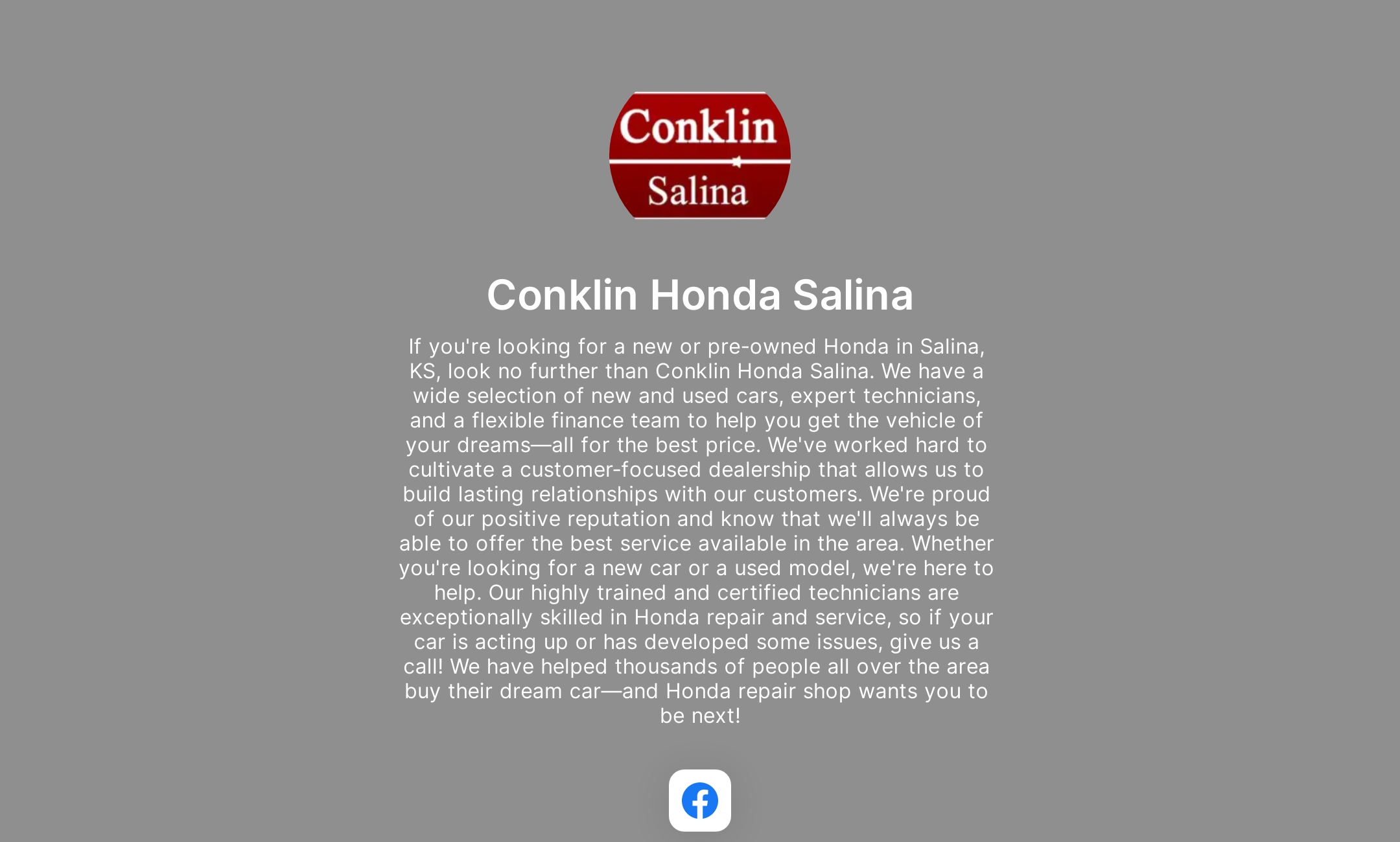 Conklin Honda Salina's Flowpage
