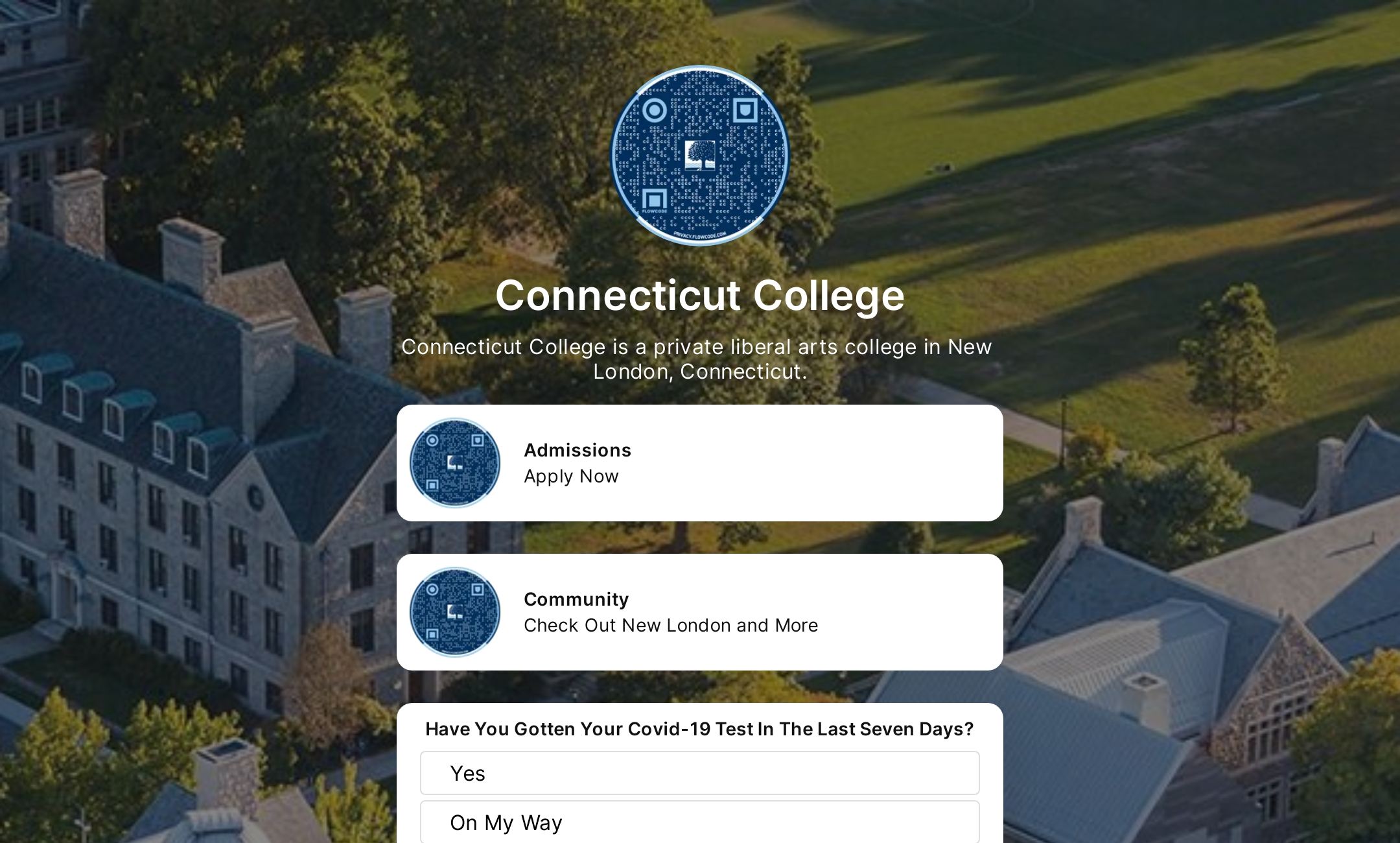 Connecticut College's Flowpage