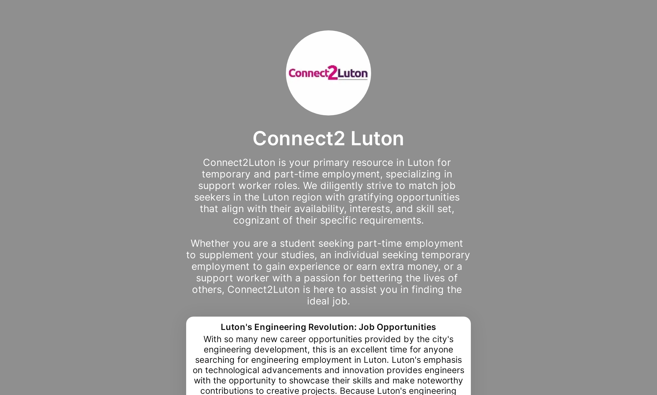 Connect2 Luton's Flowpage