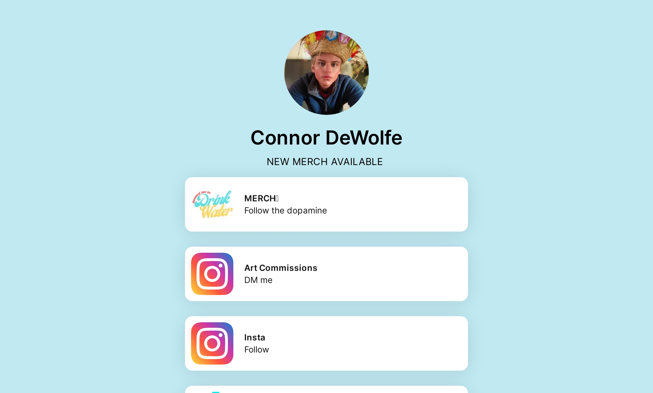 Connor DeWolfe's Flowpage
