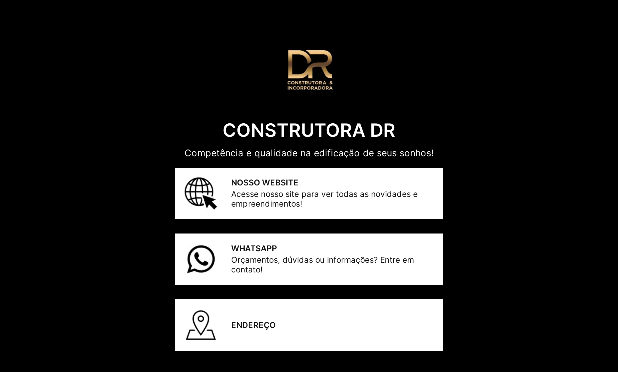 CONSTRUTORA DR's Flowpage