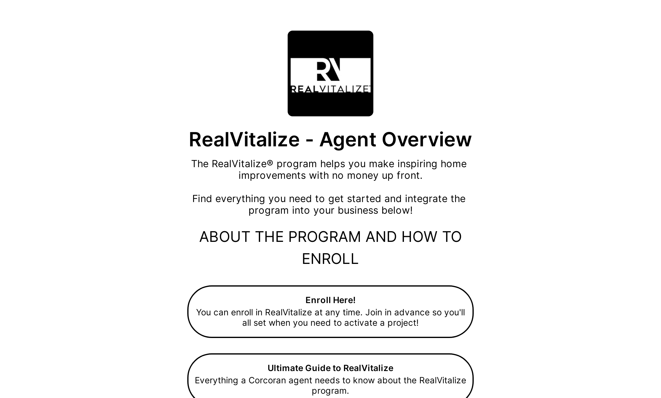 RealVitalize - Agent Overview's Flowpage
