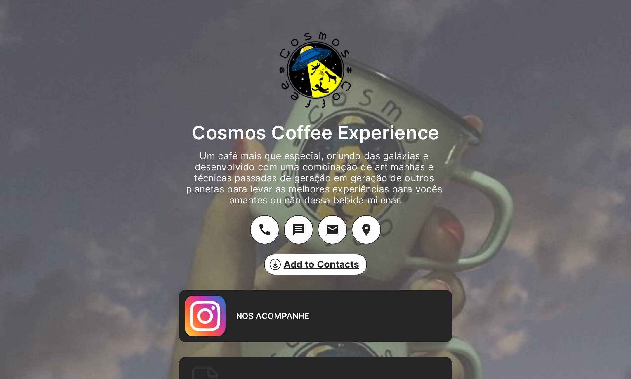 Cosmos Coffee Experience's Flowpage