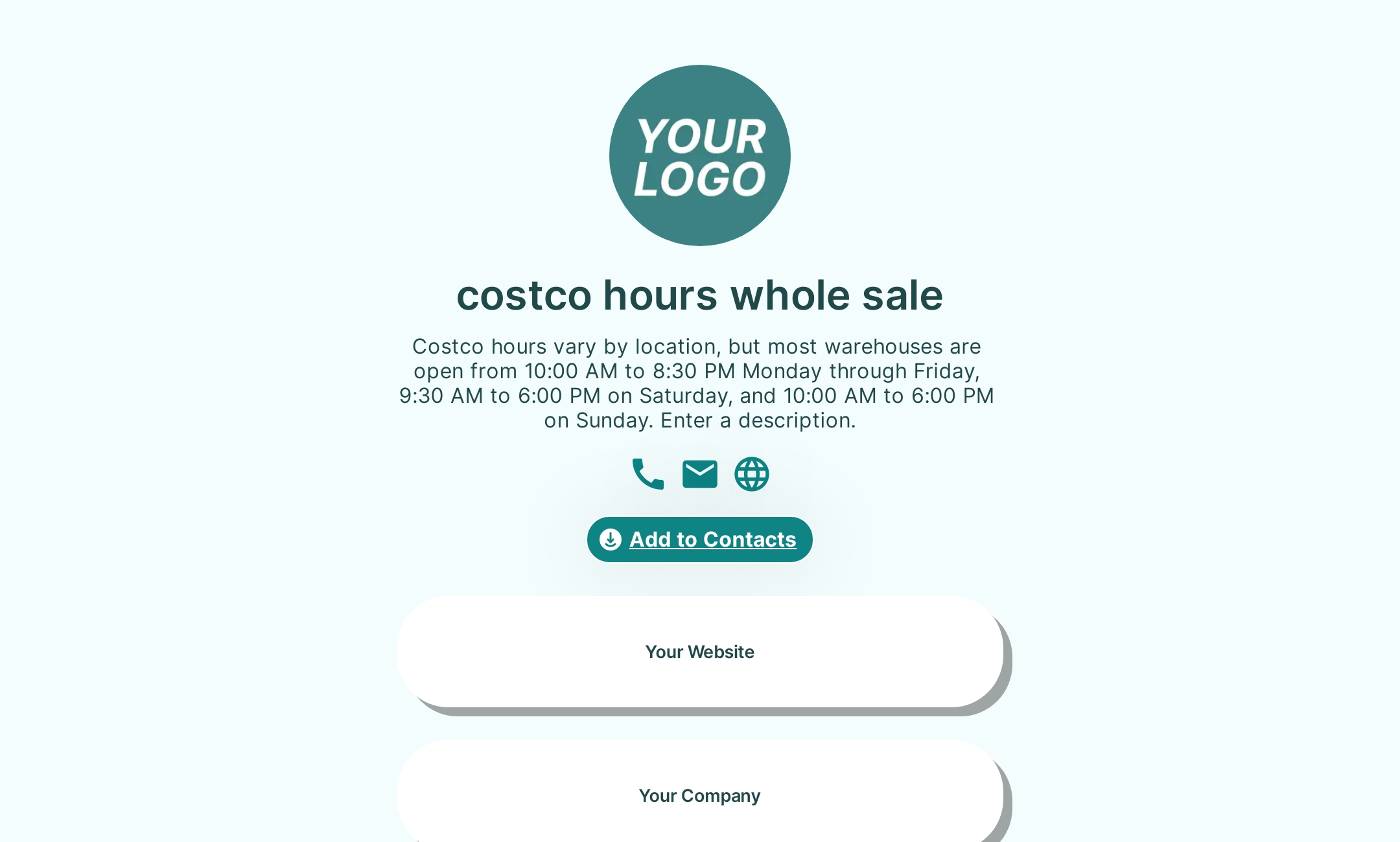 costco hours whole sale's Flowpage