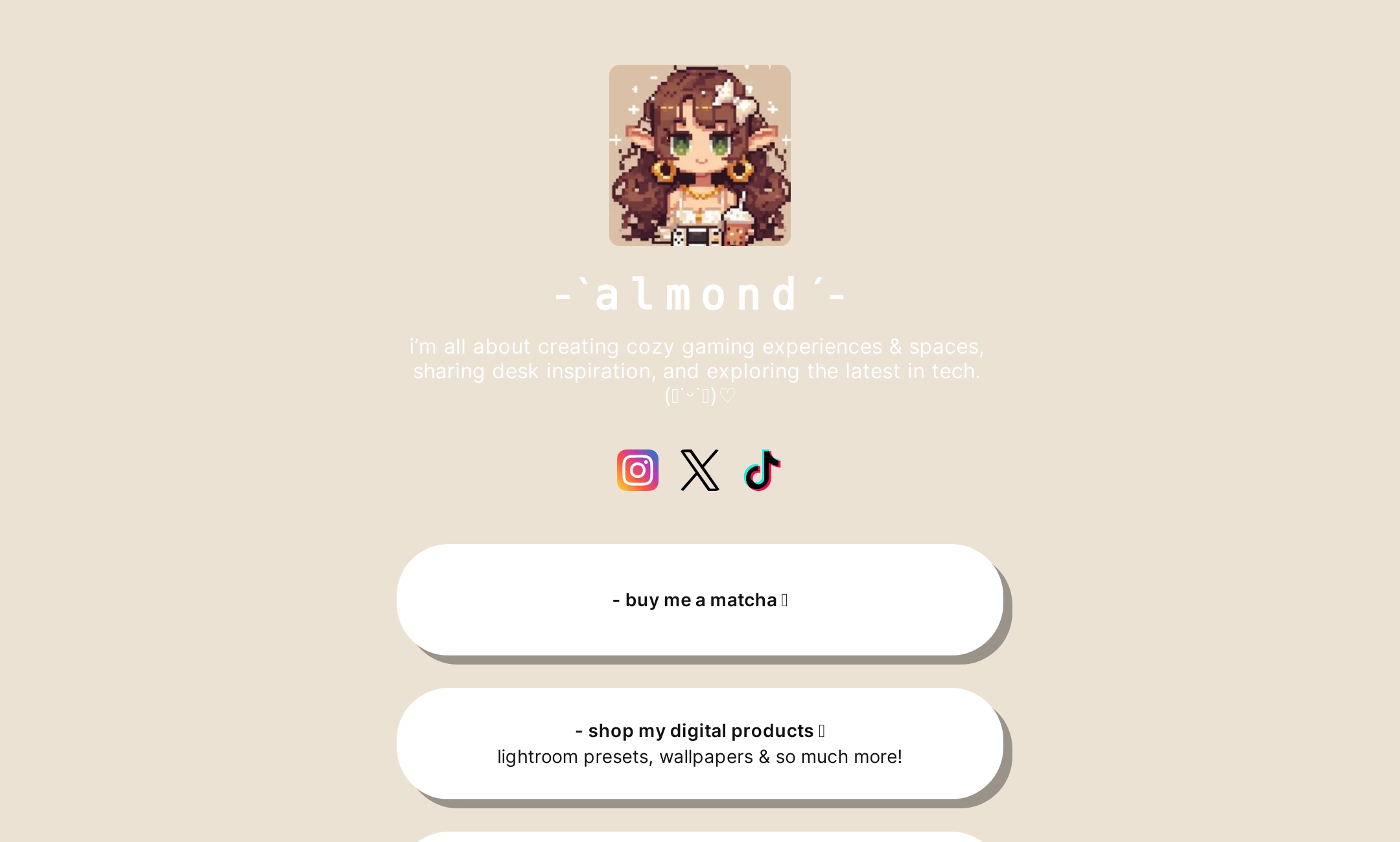 -`𝚊 𝚕 𝚖 𝚘 𝚗 𝚍 ´-'s Flowpage