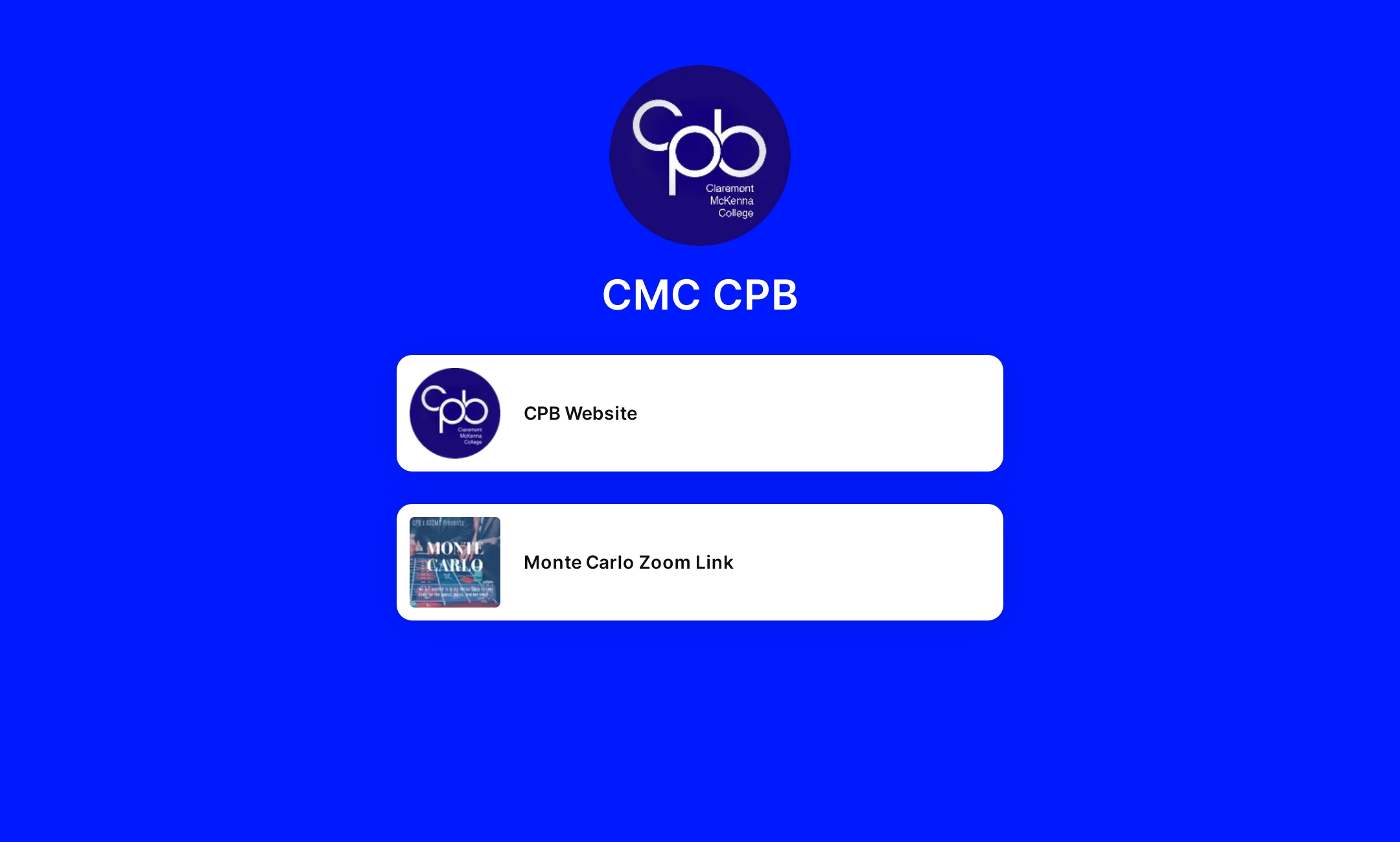 CMC CPB's Flowpage