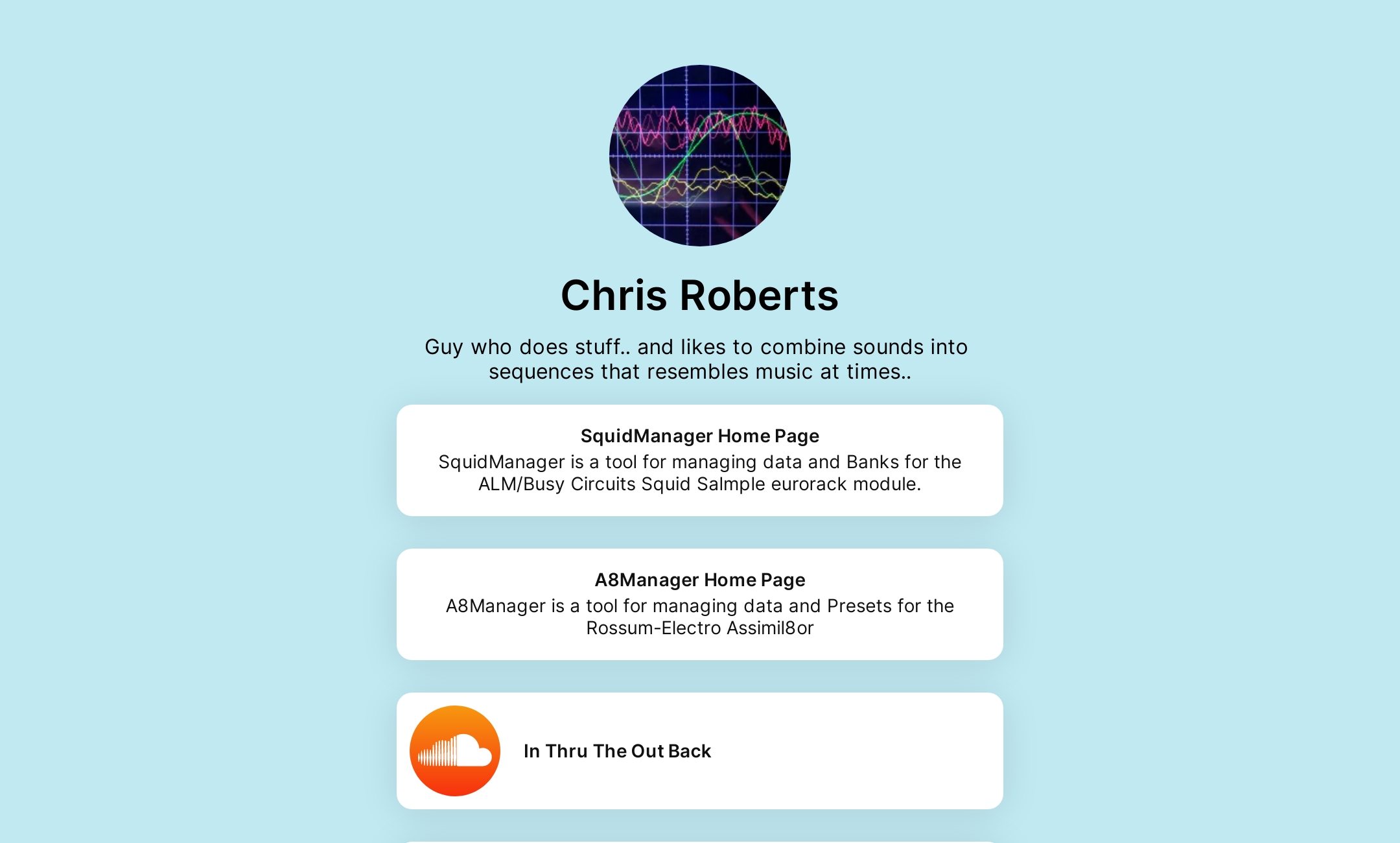Chris Roberts' Flowpage