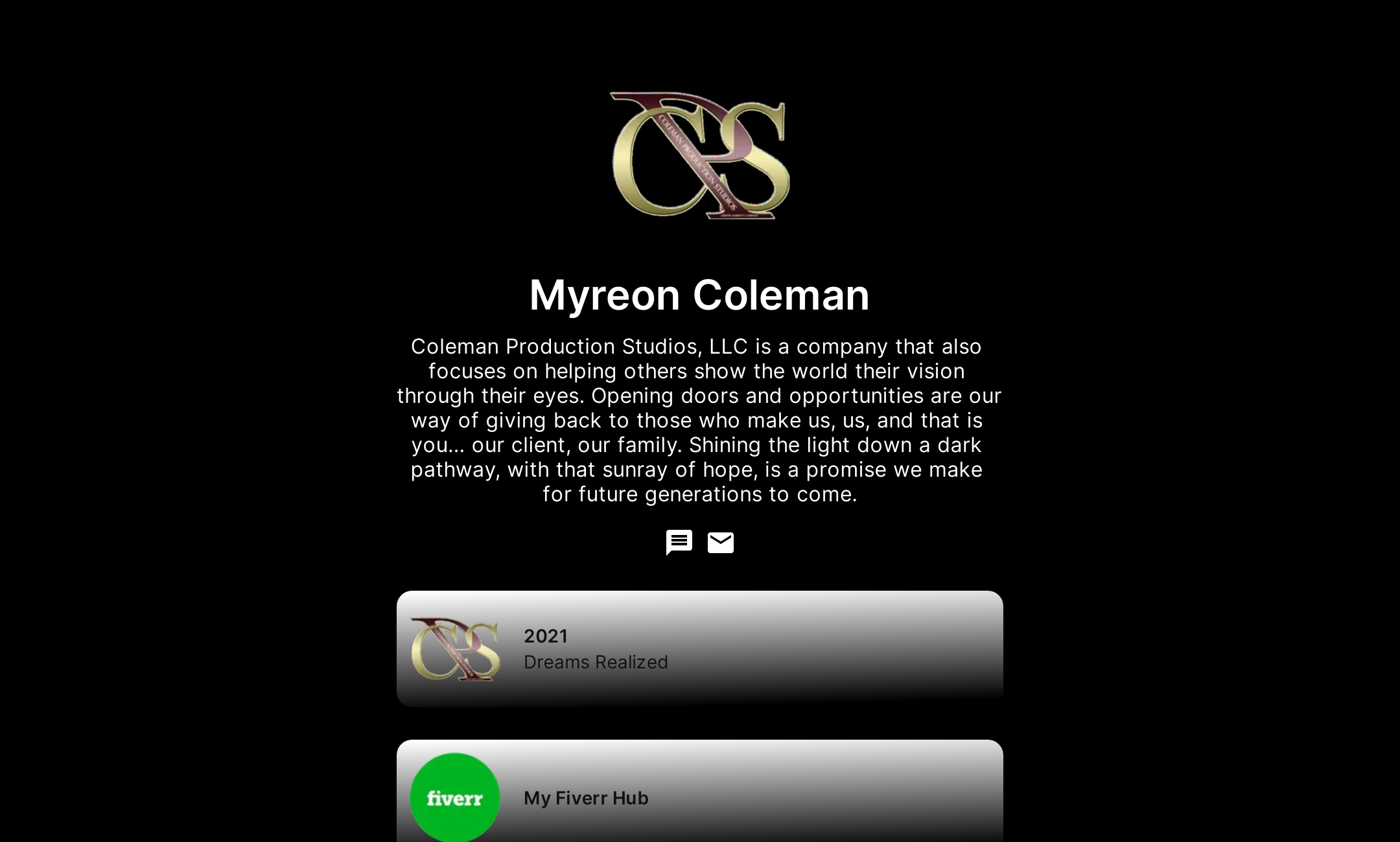 Myreon Coleman's Flowpage