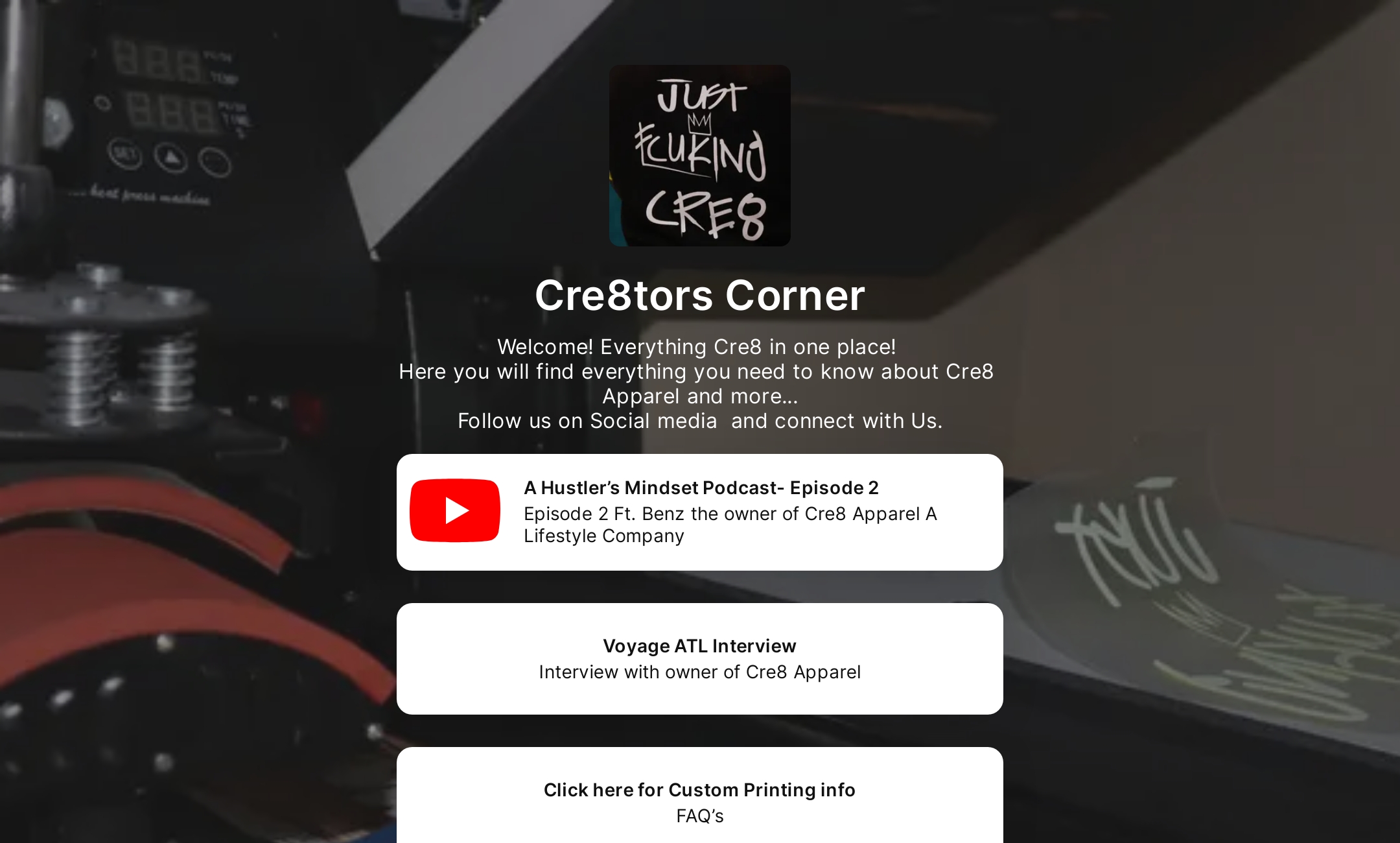 Cre8tors Corner's Flowpage
