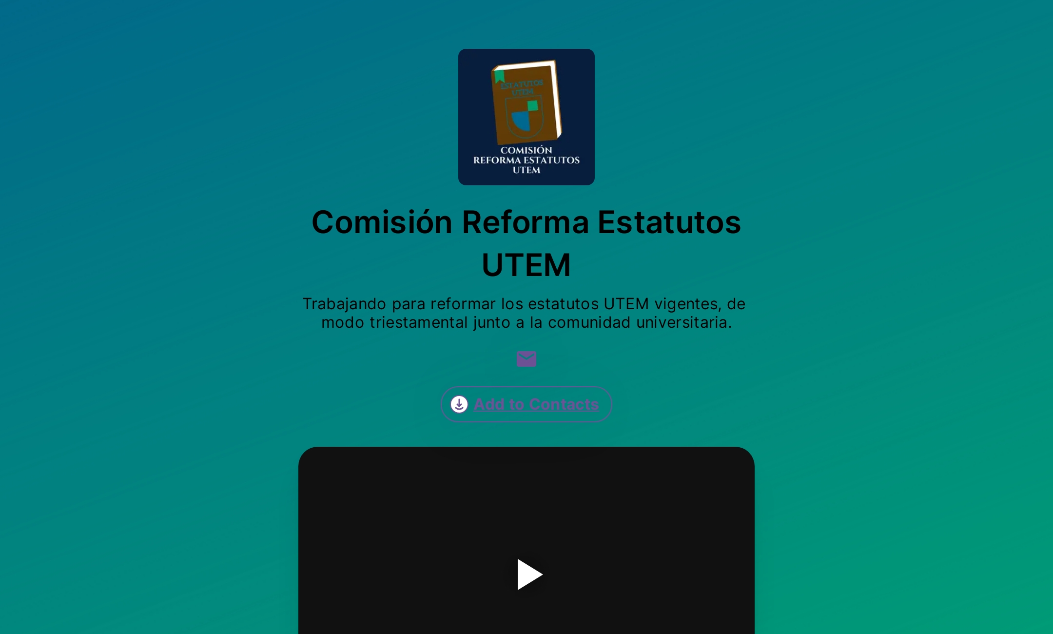 Comisión Reforma Estatutos UTEM's Flowpage