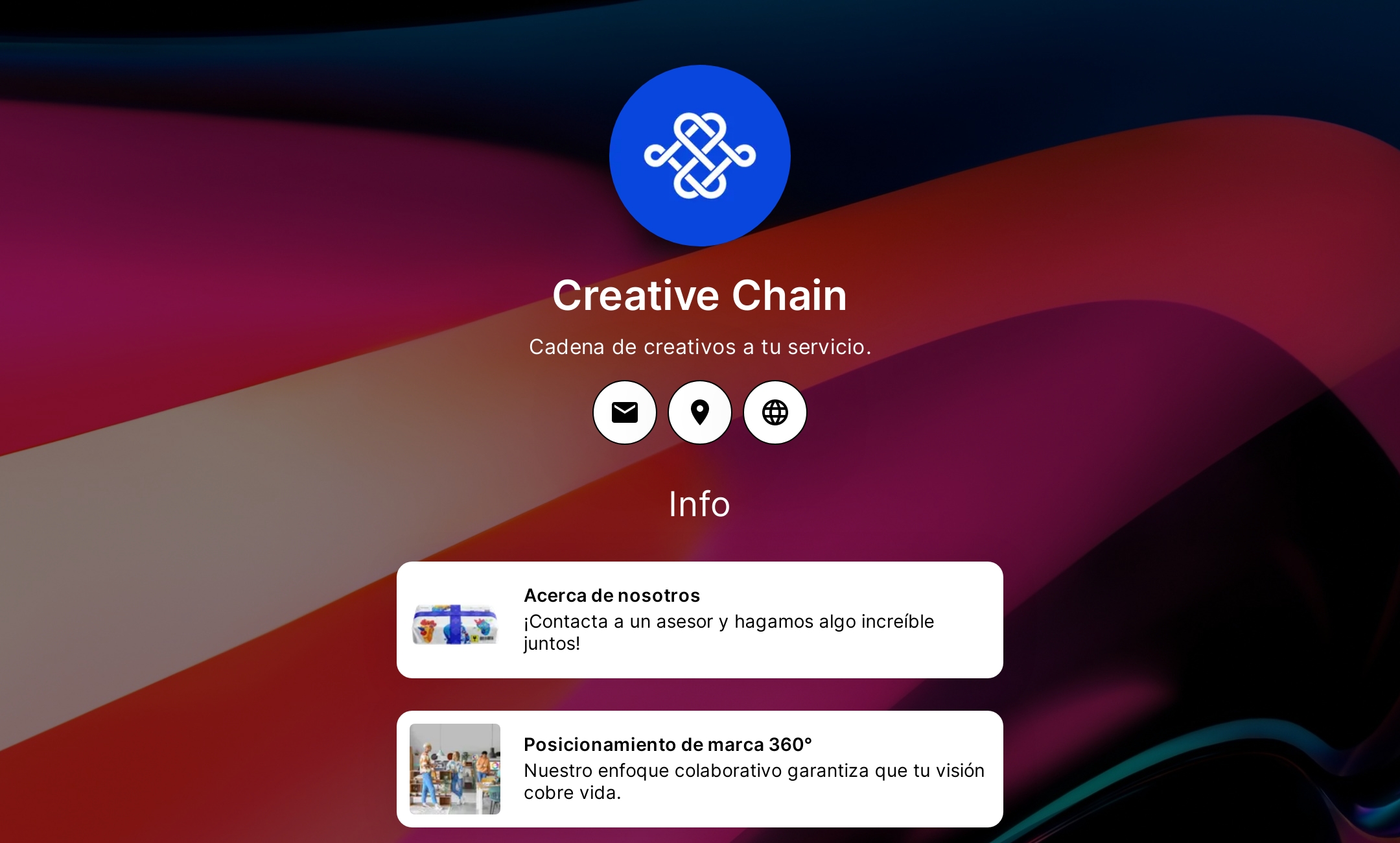 Creative Chain's Flowpage