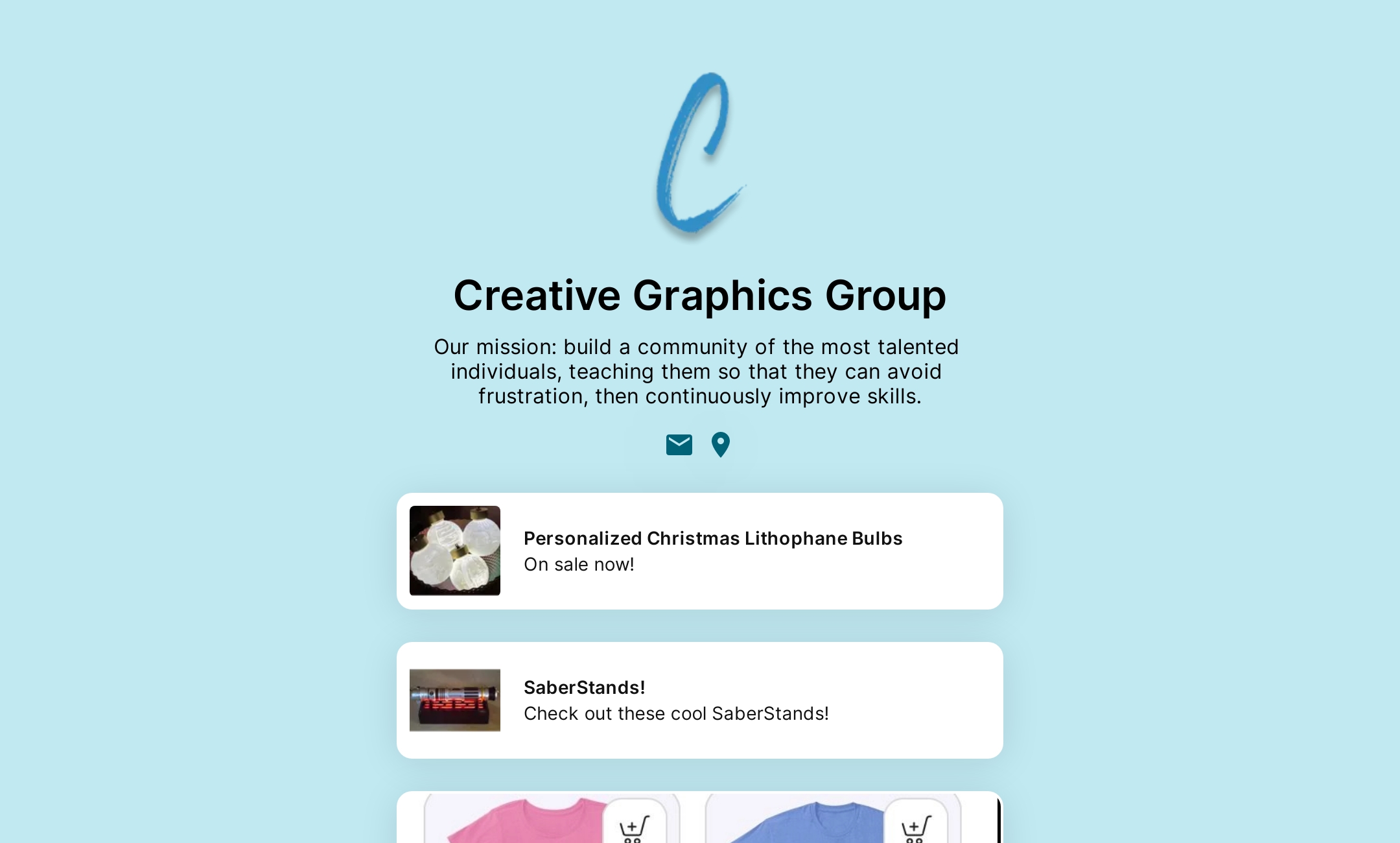 Creative Graphics Group's Flowpage