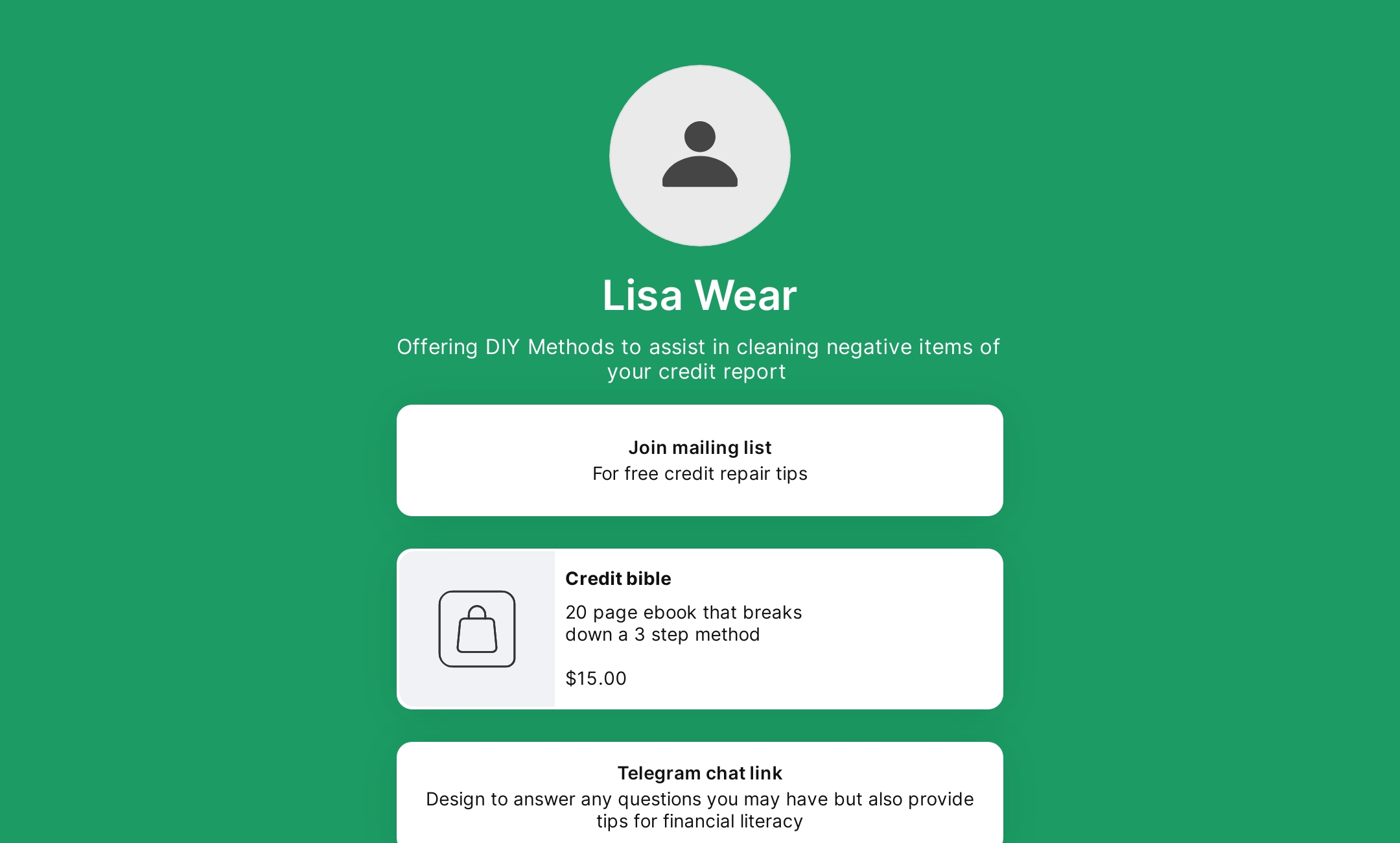 Lisa Wear's Flowpage