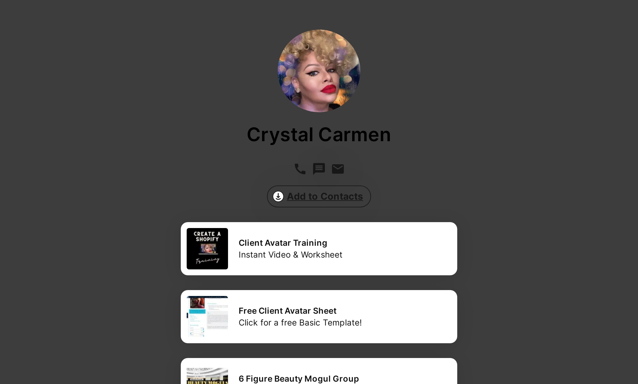 Crystal Carmen's Flowpage