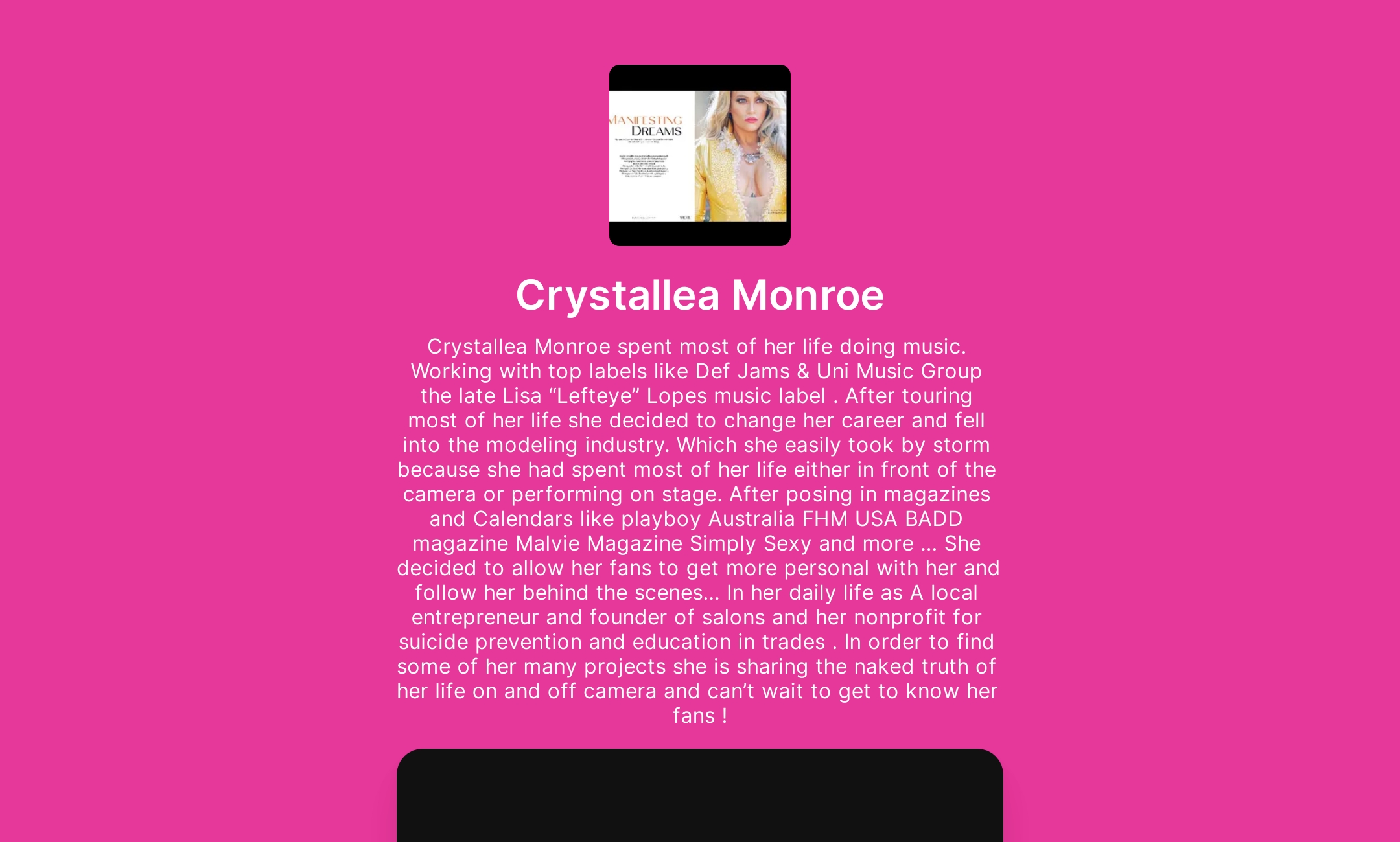 Crystallea Monroe 's Flowpage