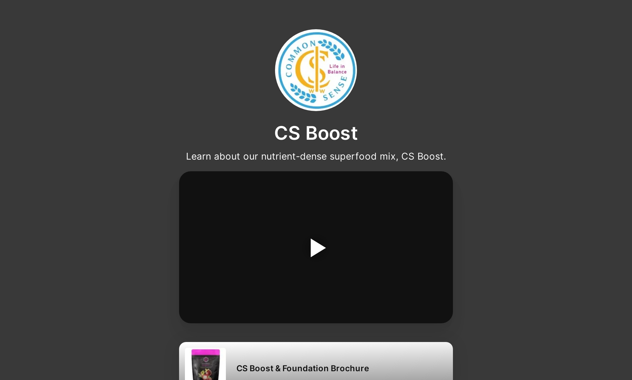 CS Boost's Flowpage