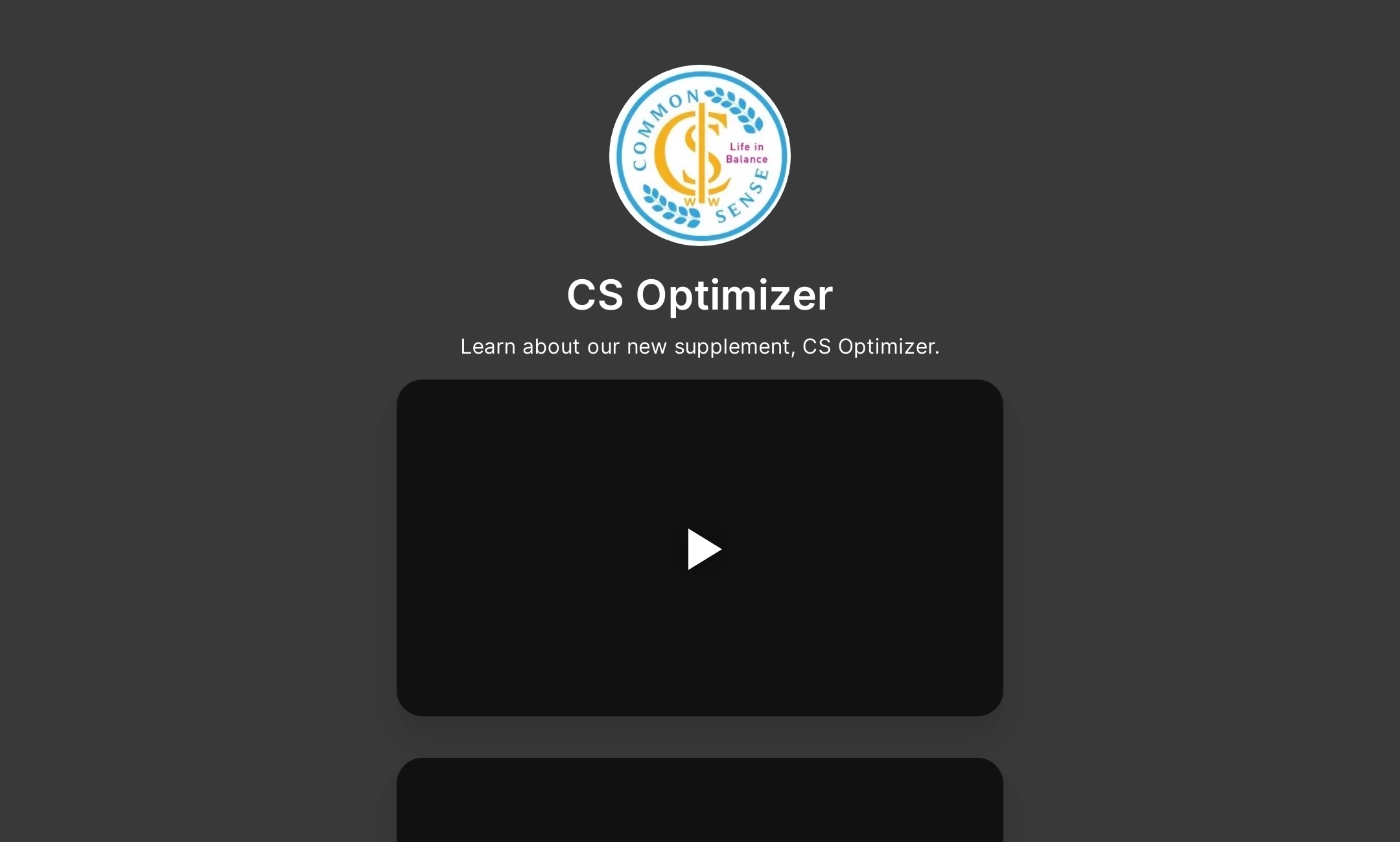 CS Optimizer's Flowpage