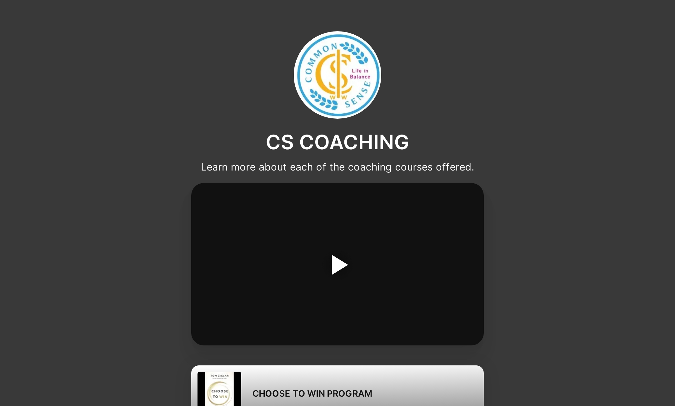 CS COACHING's Flowpage