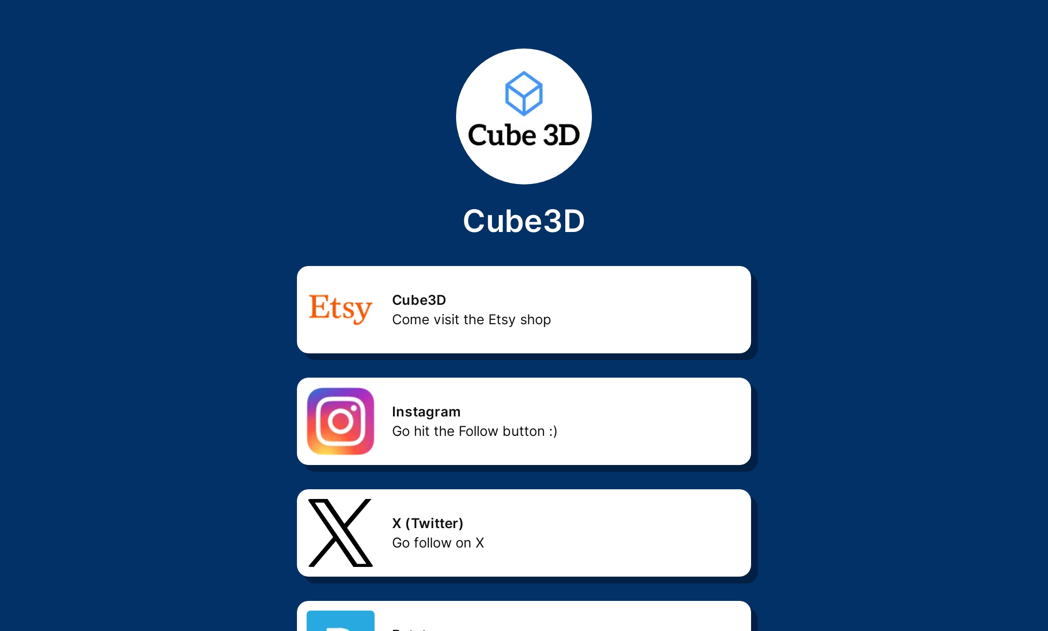 Cube3D's Flowpage