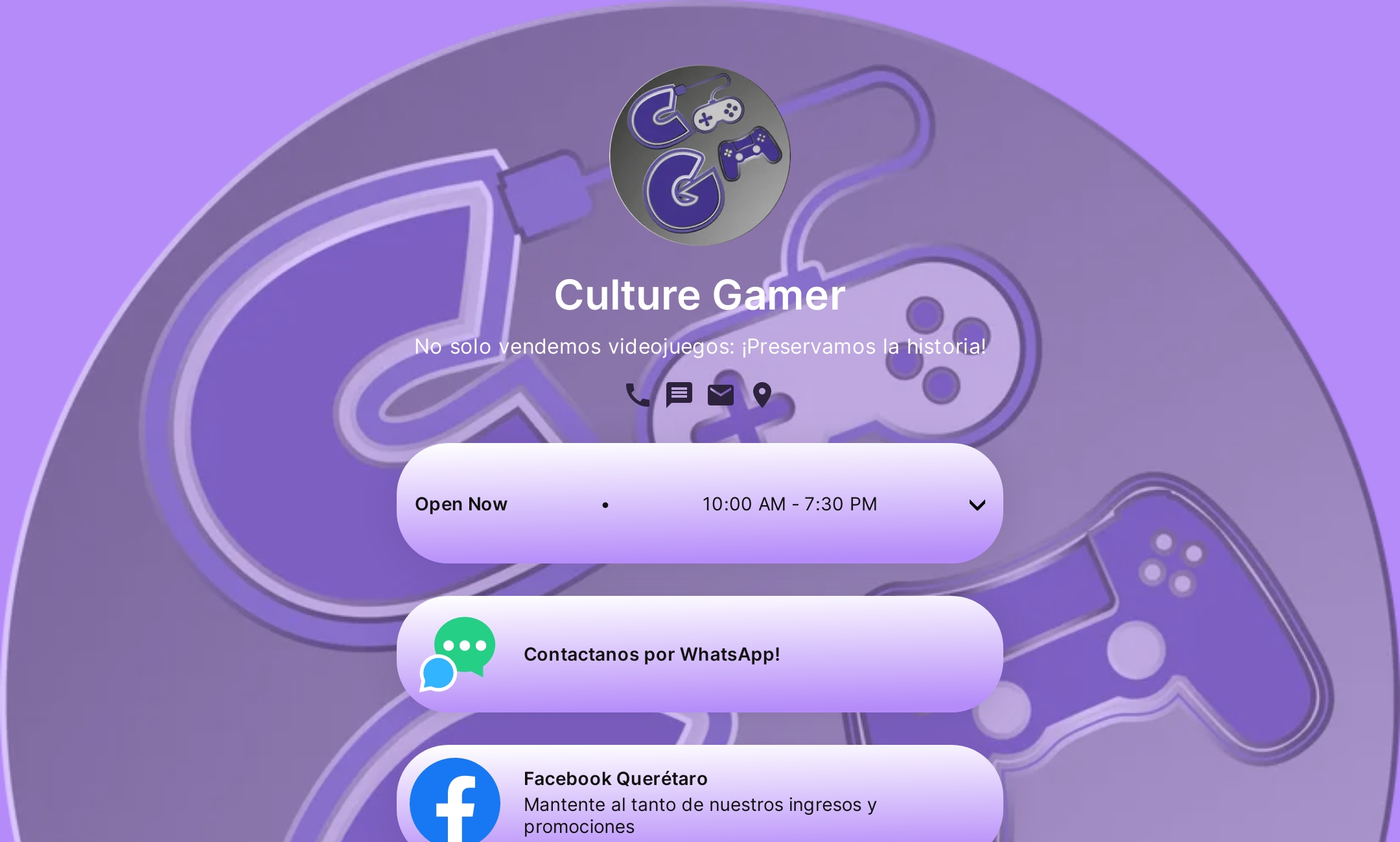 Culture Gamer's Flowpage
