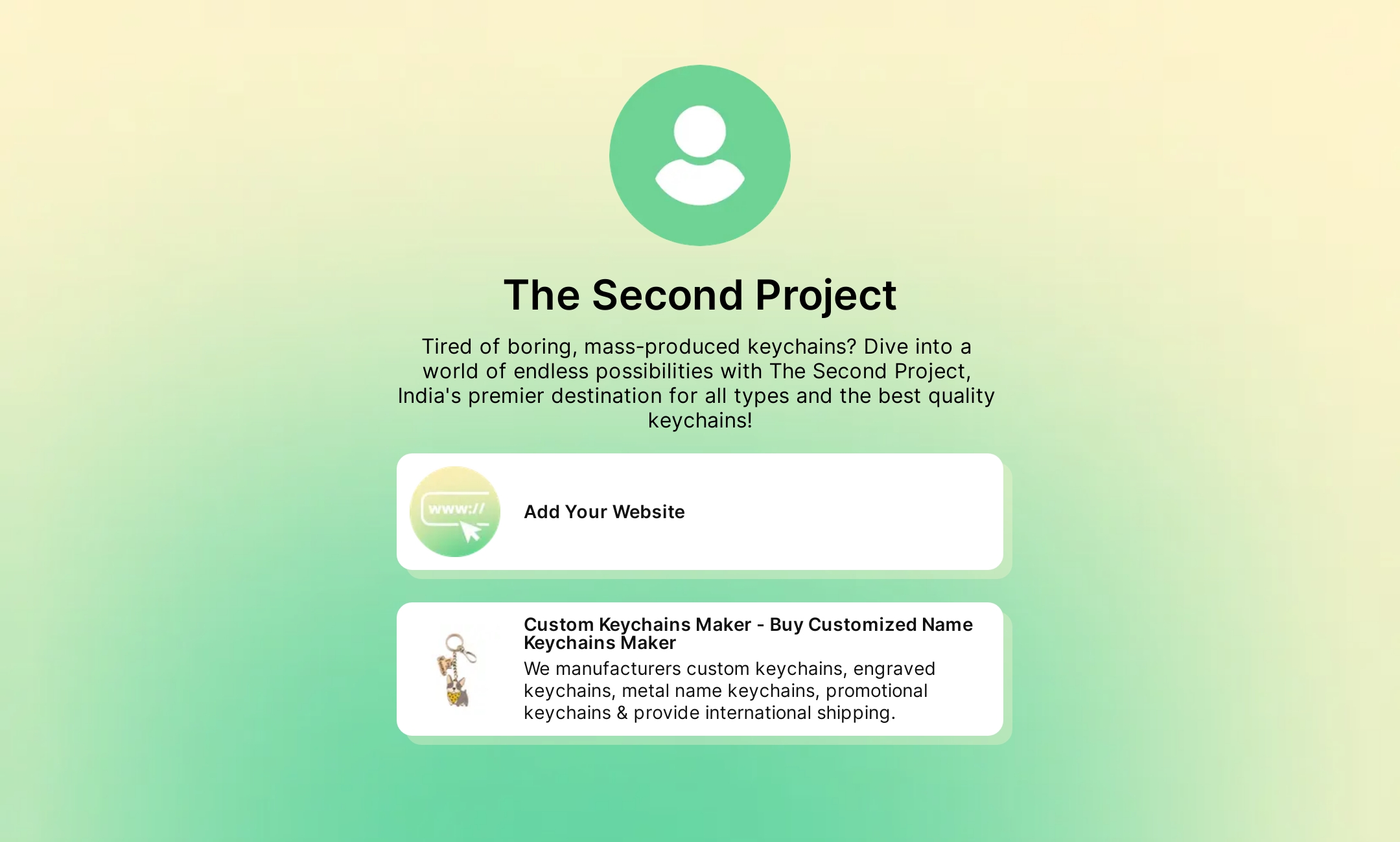 The Second Project's Flowpage